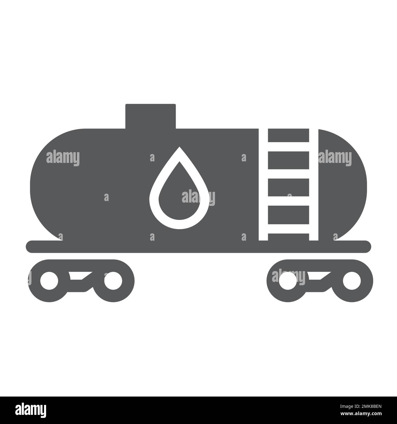 Fuel tank glyph icon, gasoline and barrel, gas canister sign, vector ...