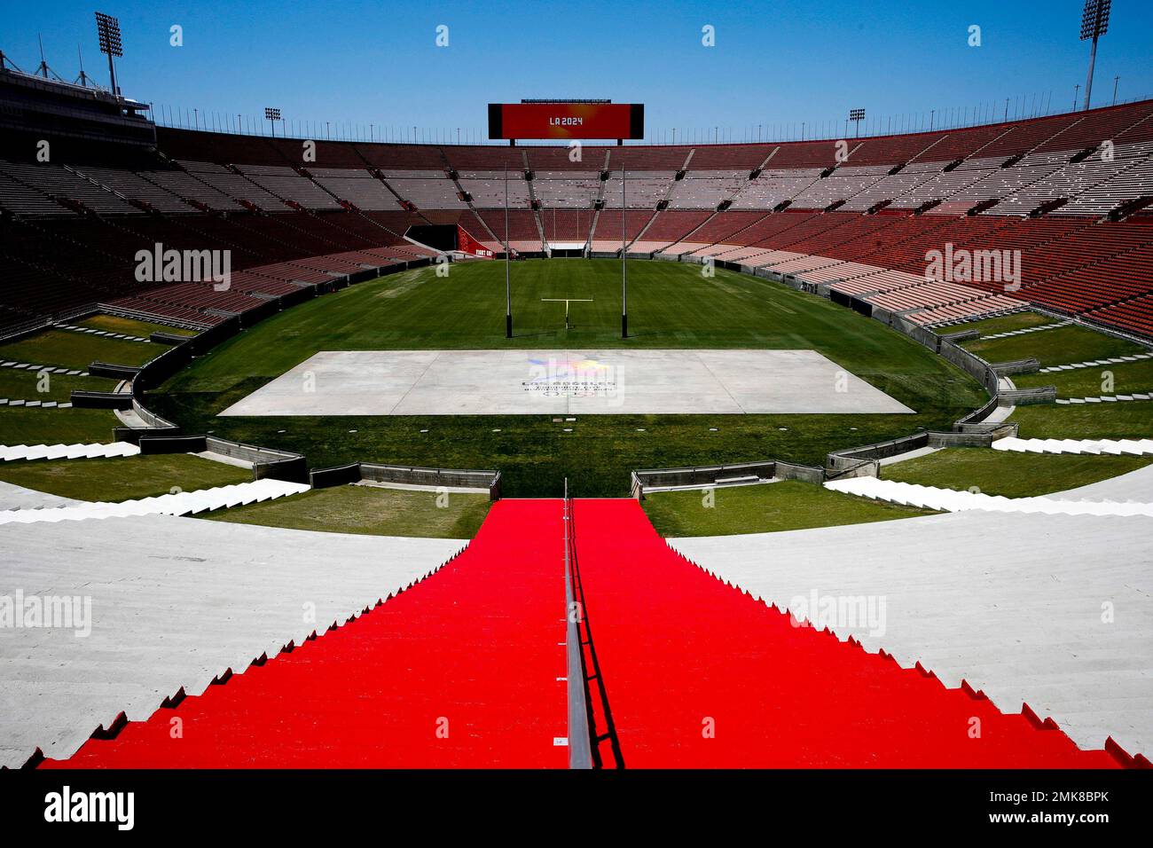 FILE - This May 11, 2017 file photo, shows the interior of the Los ...