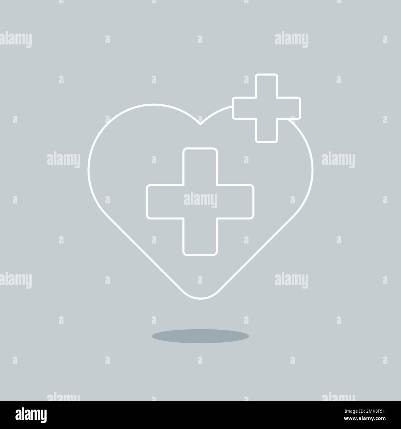 Health care icon vector Stock Vector Image & Art - Alamy