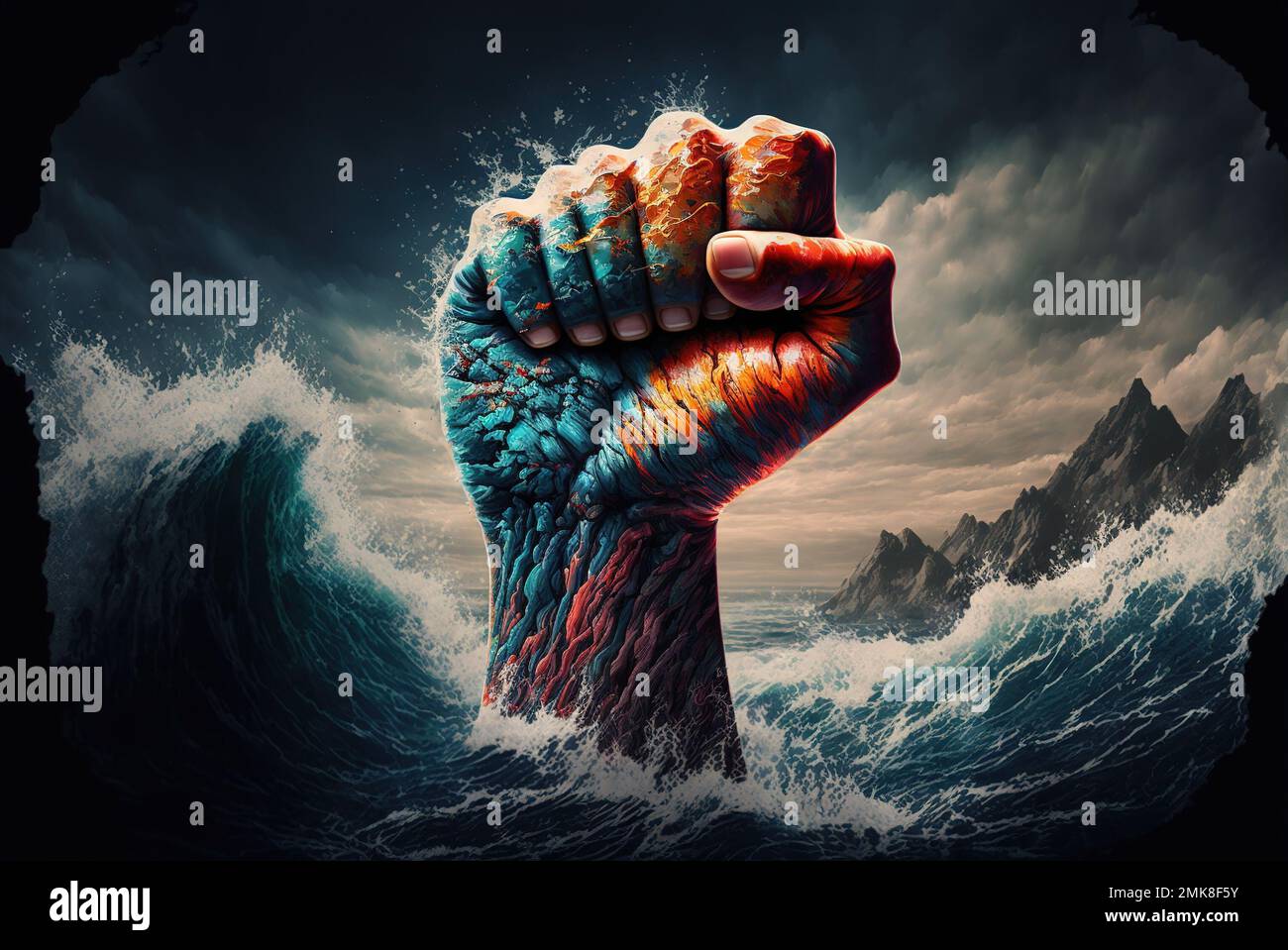 Hand emerging from water hi-res stock photography and images - Alamy