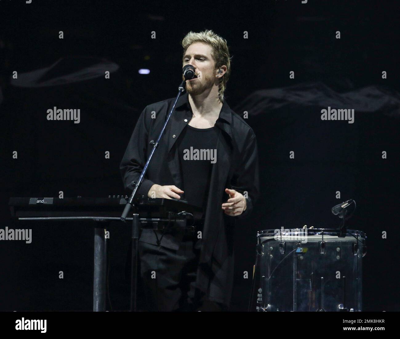 Nicholas Petricca with Walk the Moon performs as the opener for Muse at ...