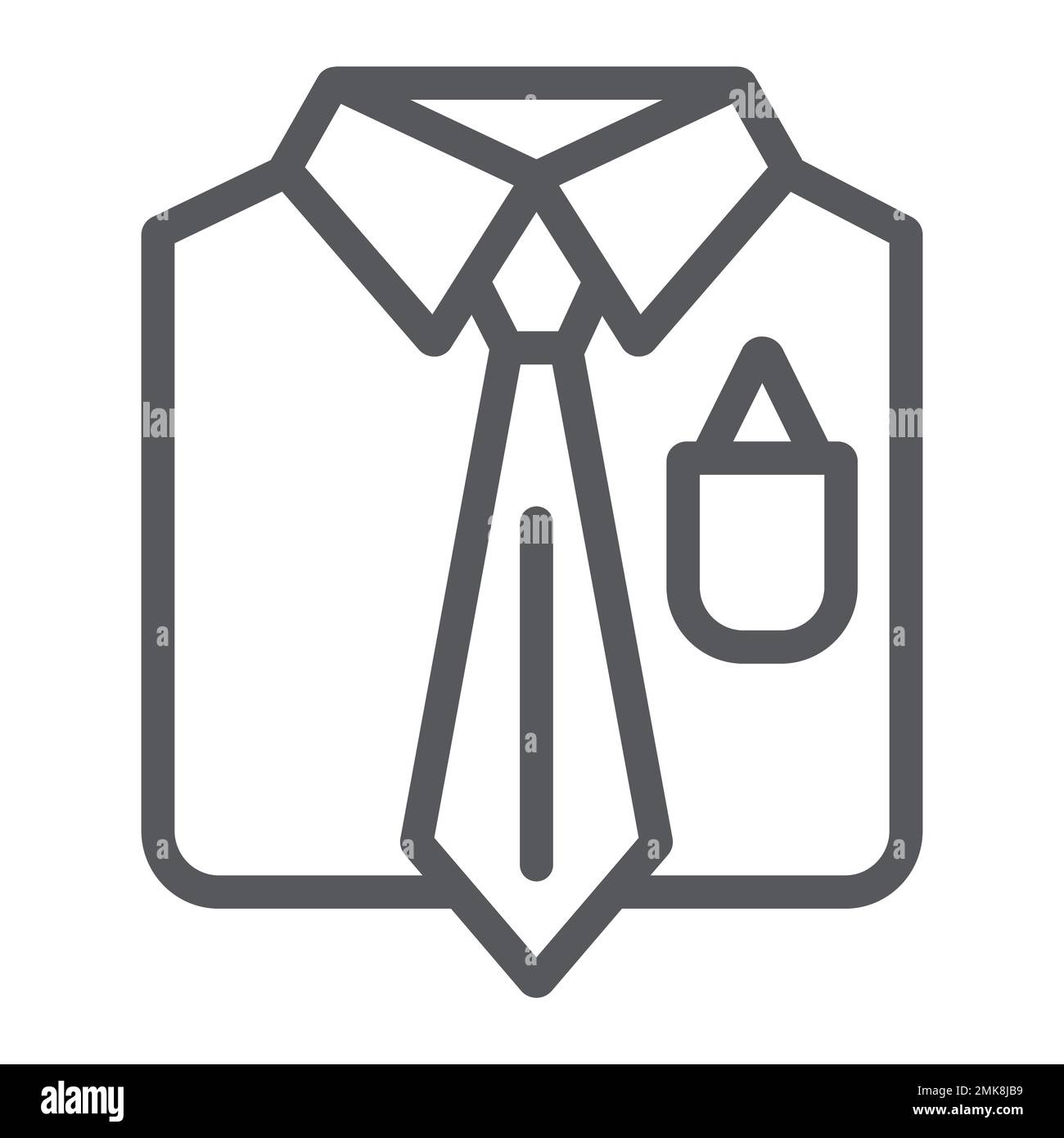 Business suit line icon, male and costume, man suit sign, vector ...
