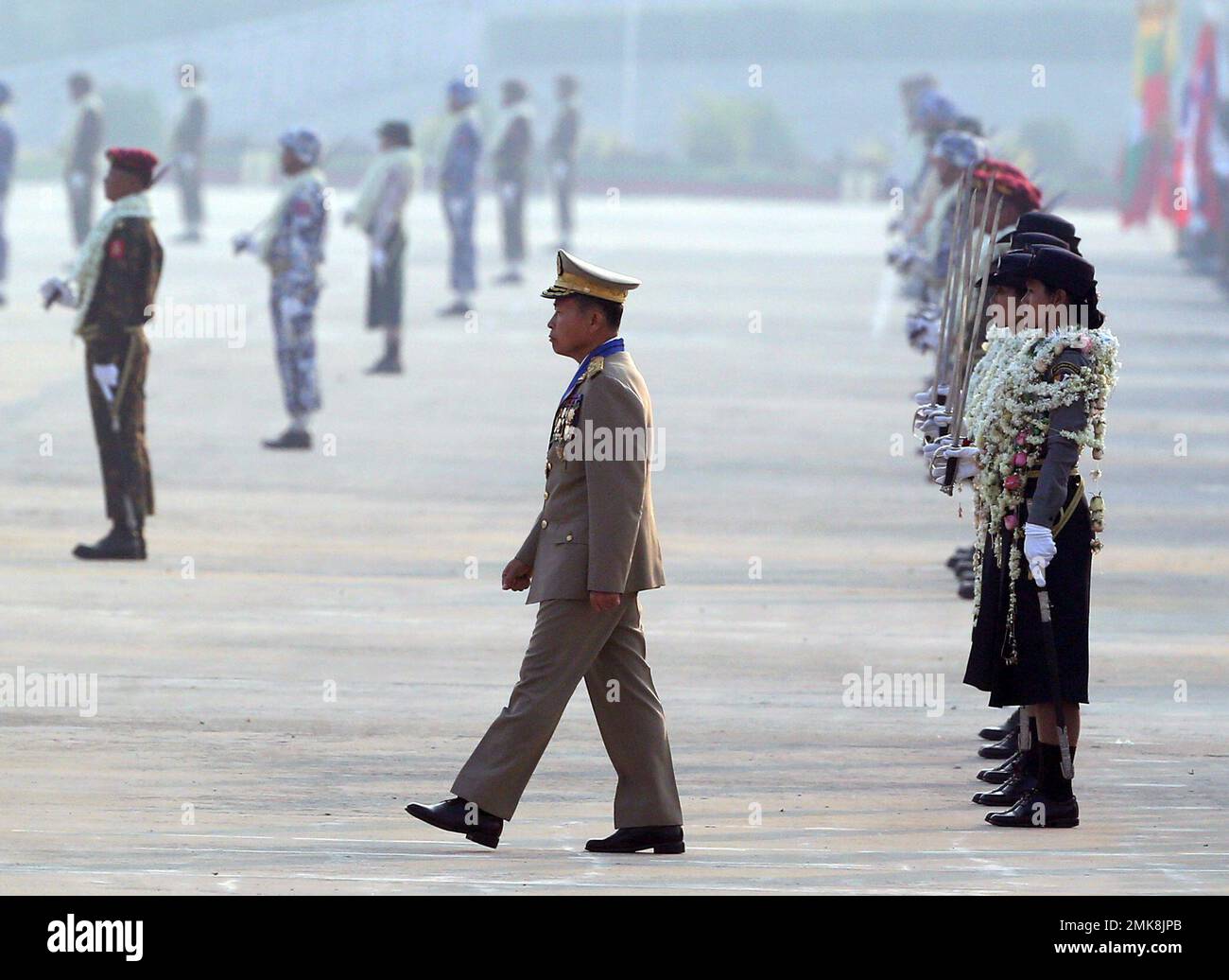 Myanmar military deputy Commander in Chief, Vice Senior Gen. Soe Win ...