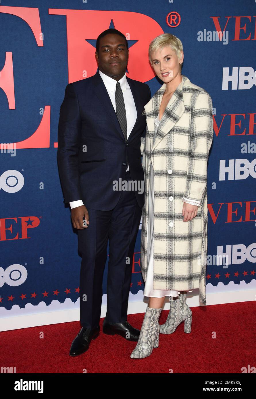 Actor Sam Richardson, left, and girlfriend Nicole Boyd attend the ...