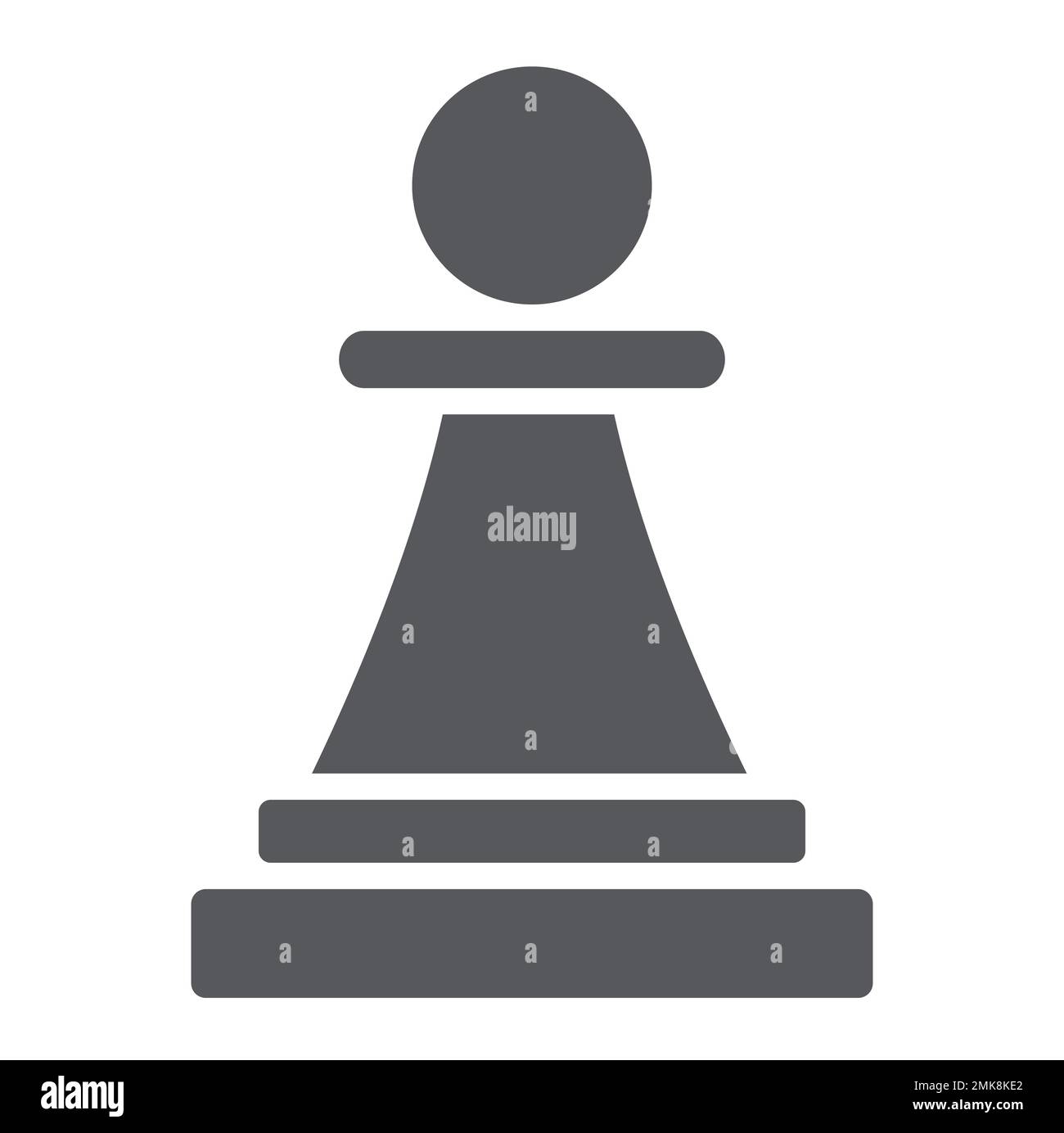 One black pawn Stock Vector Images - Alamy