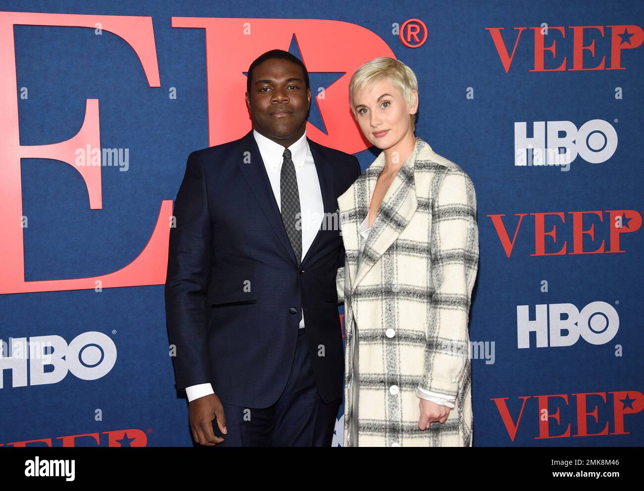 Actor Sam Richardson, left, and girlfriend Nicole Boyd attend the ...