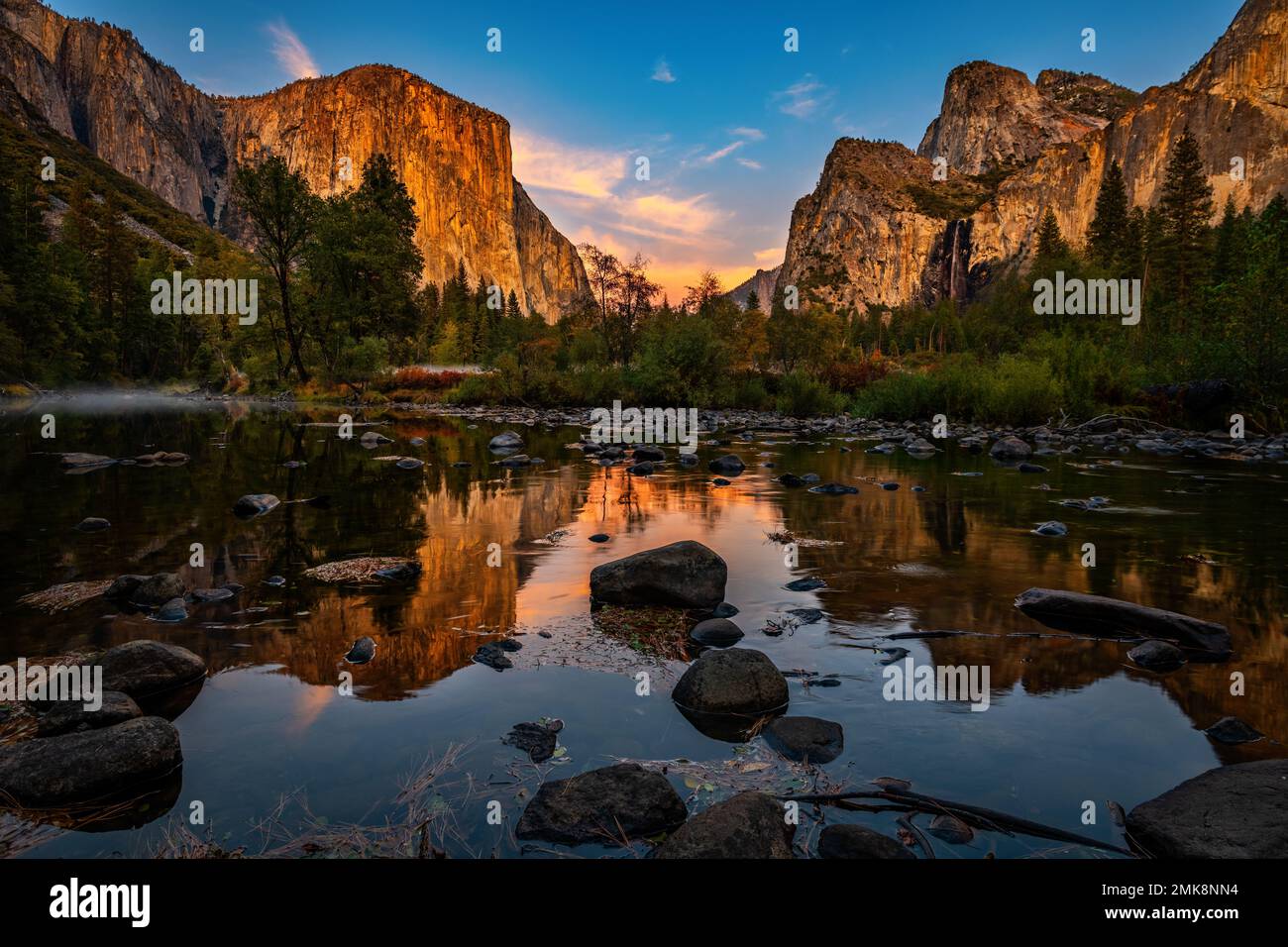 The Iconic Valley View at Yosemite National Park Stock Photo - Alamy