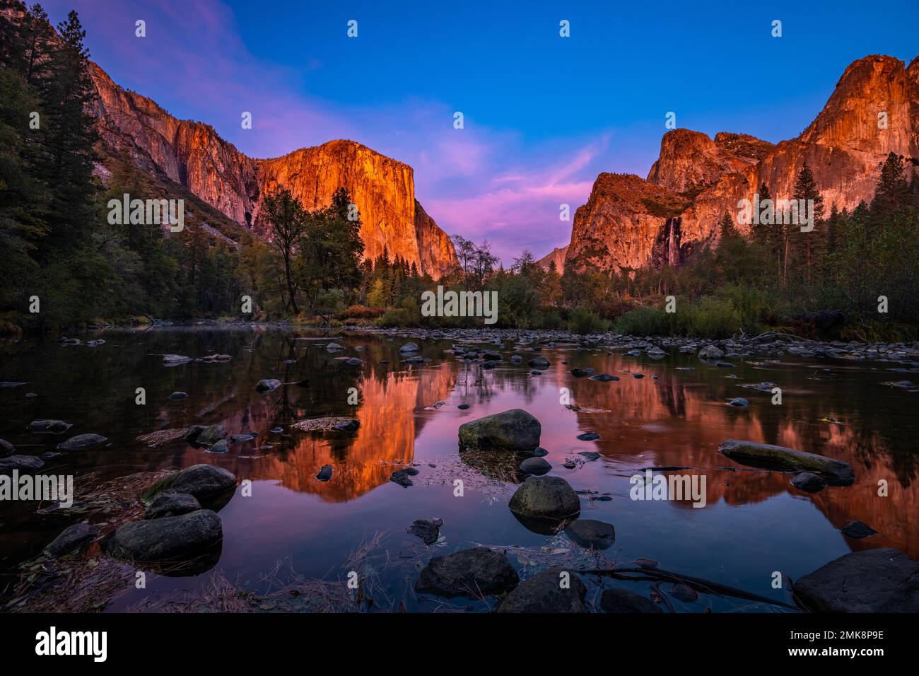 The Iconic Valley View at Yosemite National Park Stock Photo - Alamy