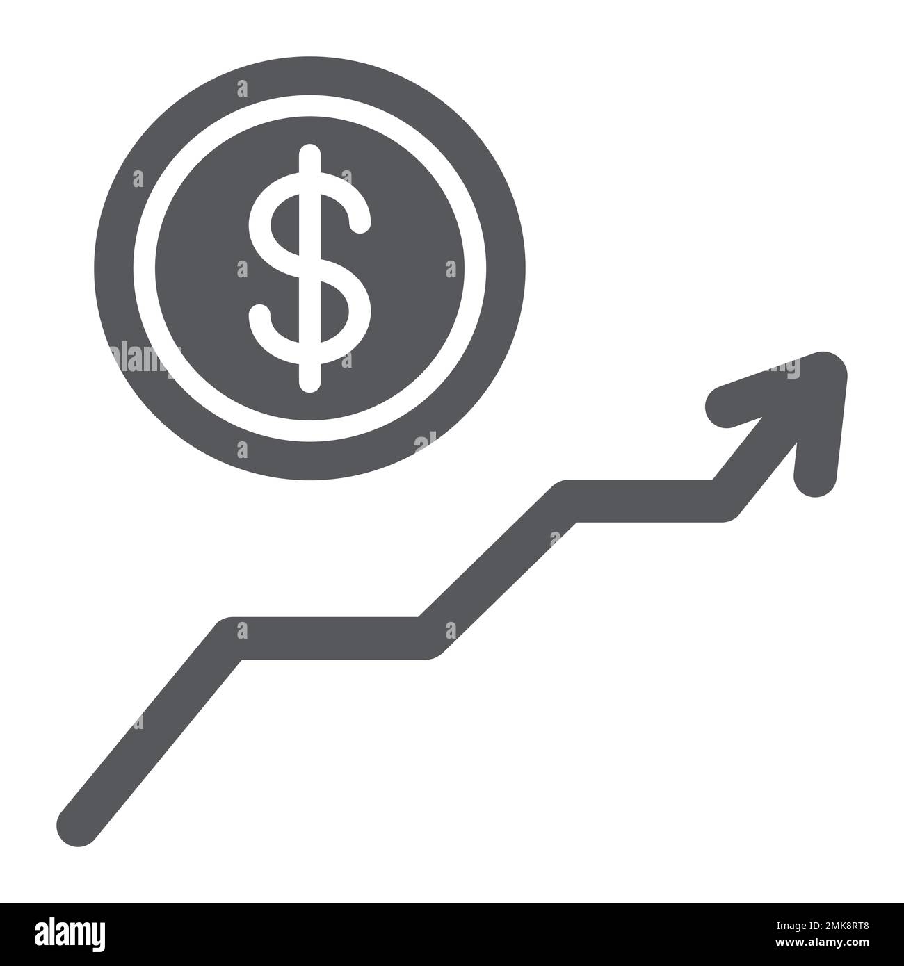 Black money diagram graph icon Stock Vector Images - Alamy
