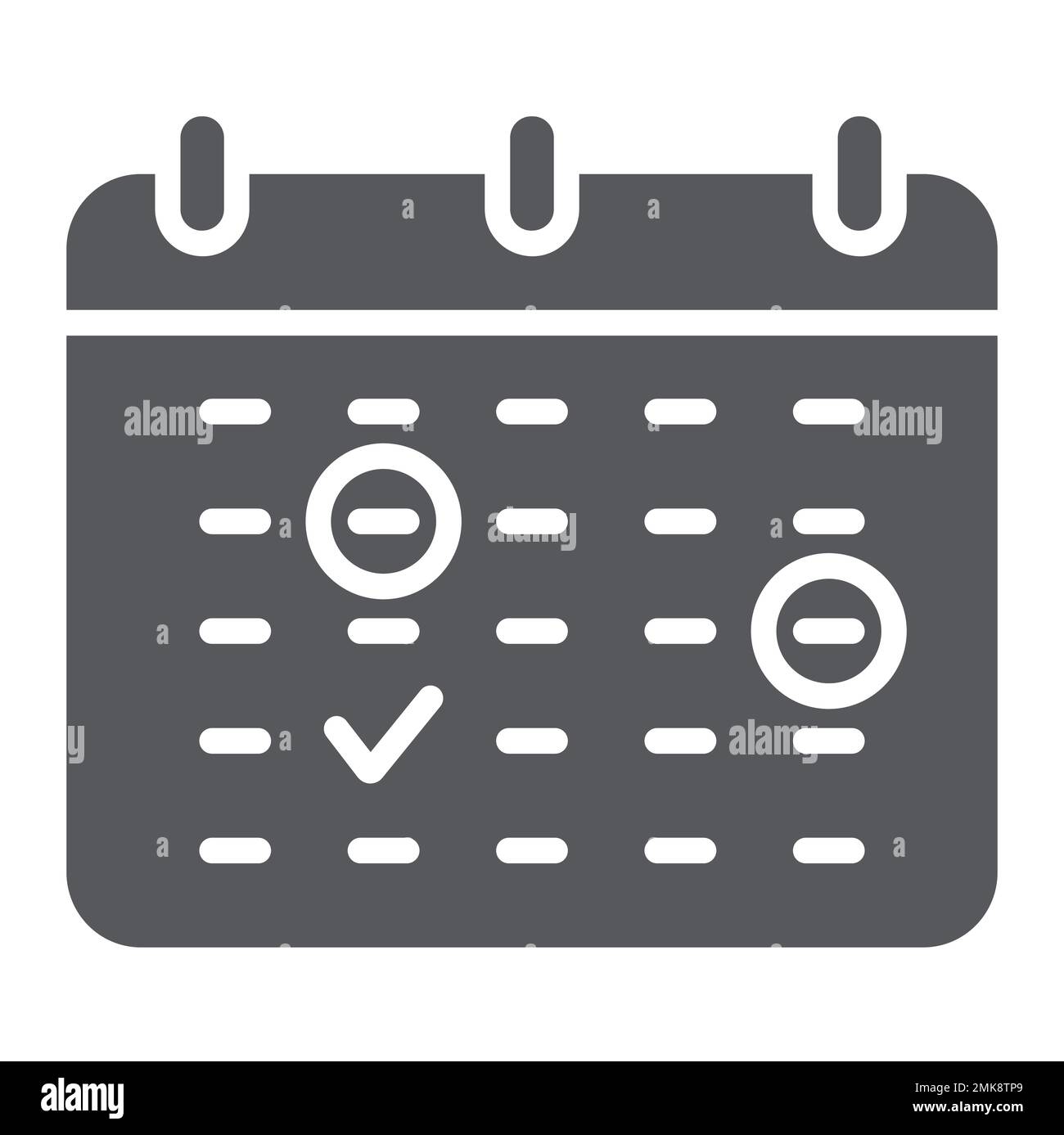 Important date glyph icon, month and day, calendar sign, vector ...
