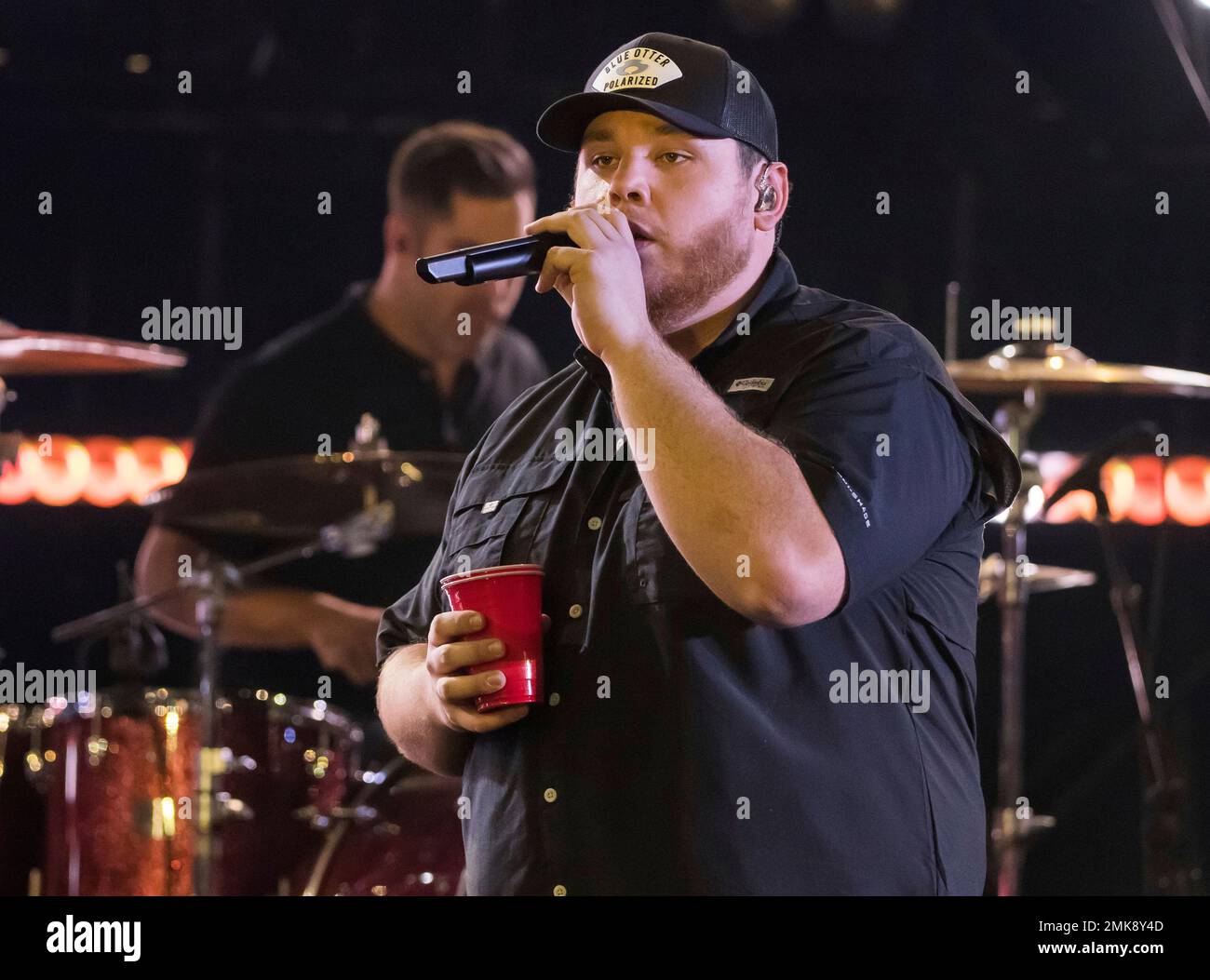 FILE - This Nov. 14, 2018 file photo shows Luke Combs performing at the ...