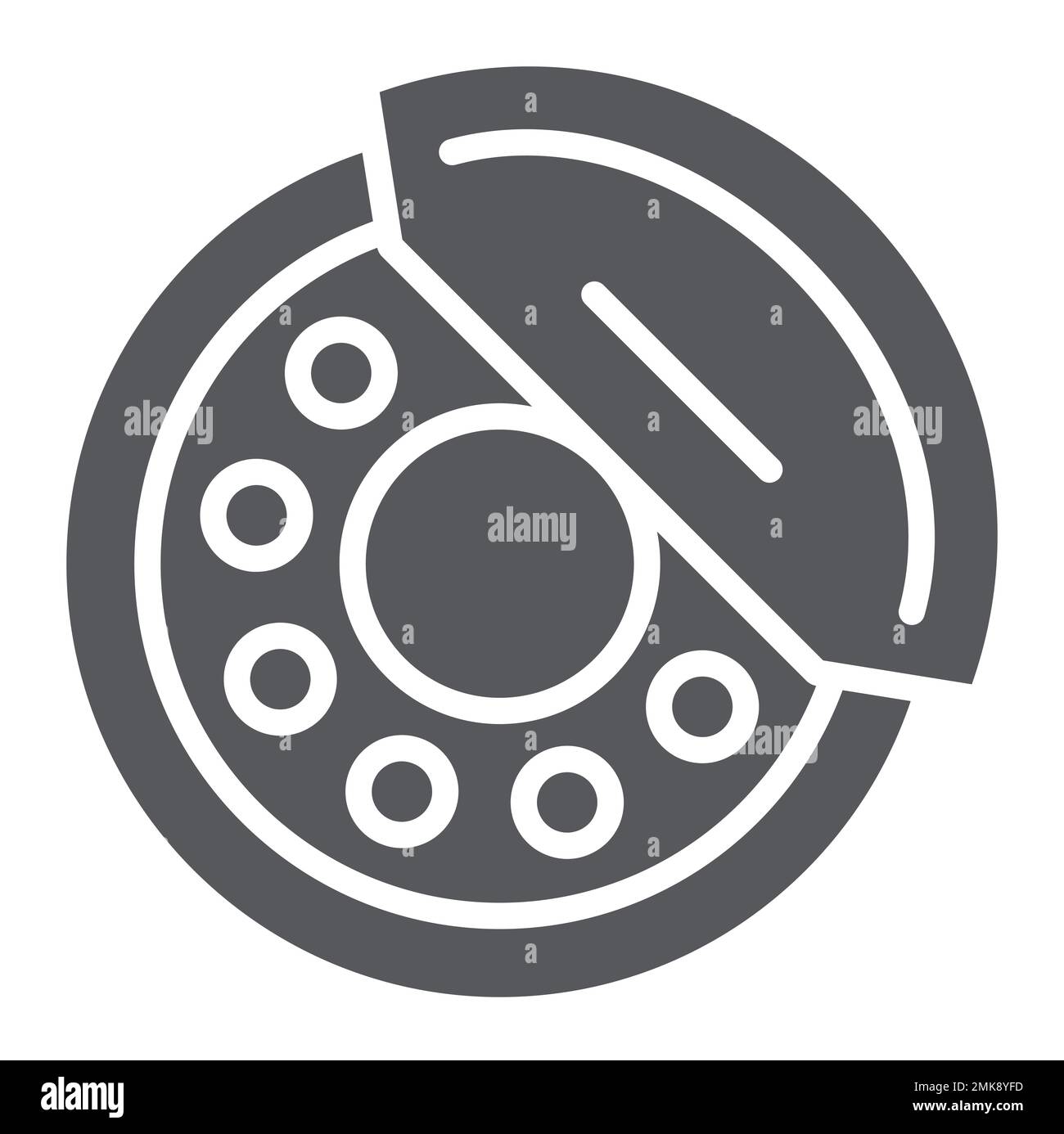 Brake pads glyph icon, auto and part, brake shoe sign, vector graphics ...