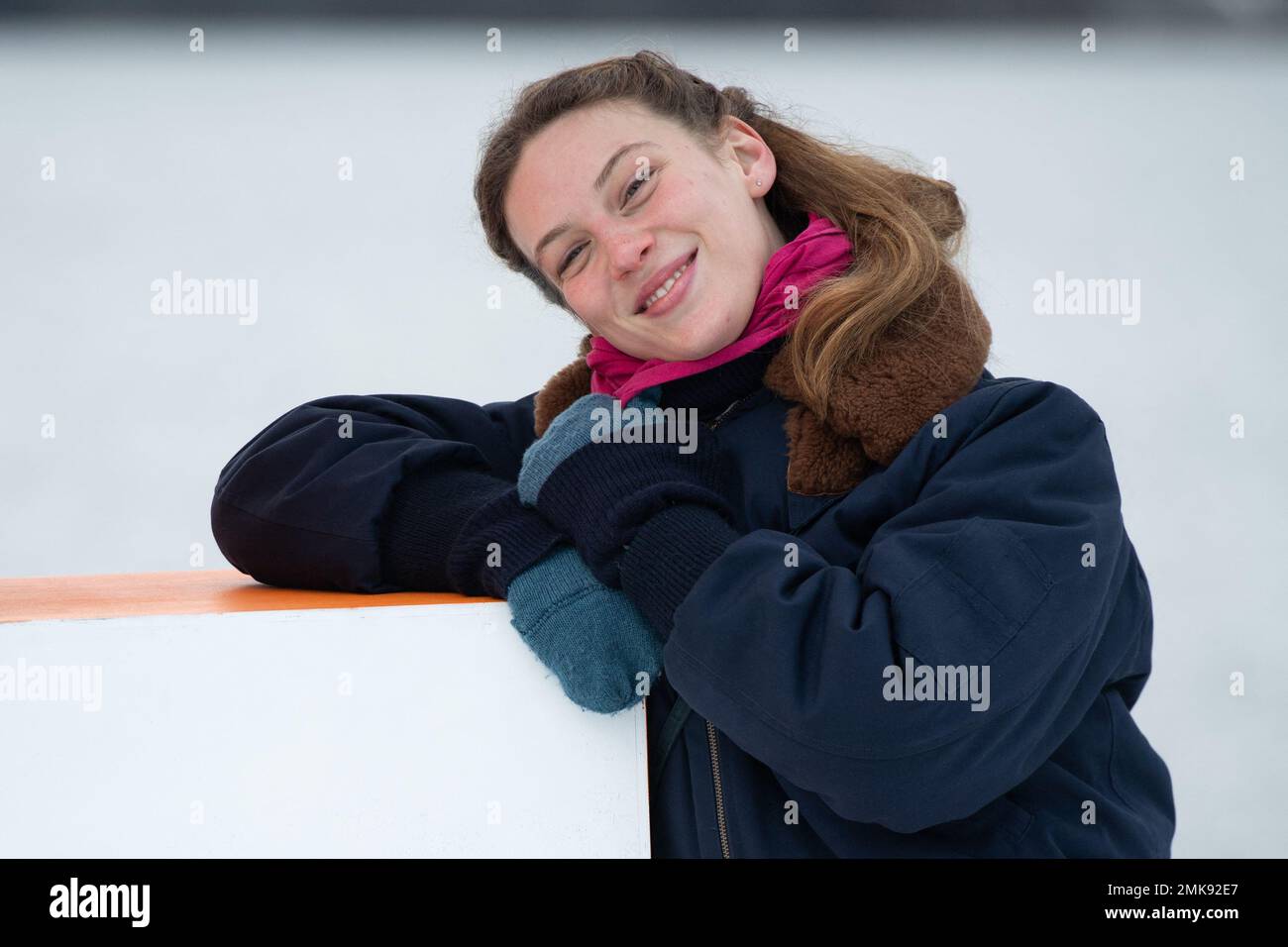 Lou Lampros attending a Photocall during the 30th Gerardmer ...