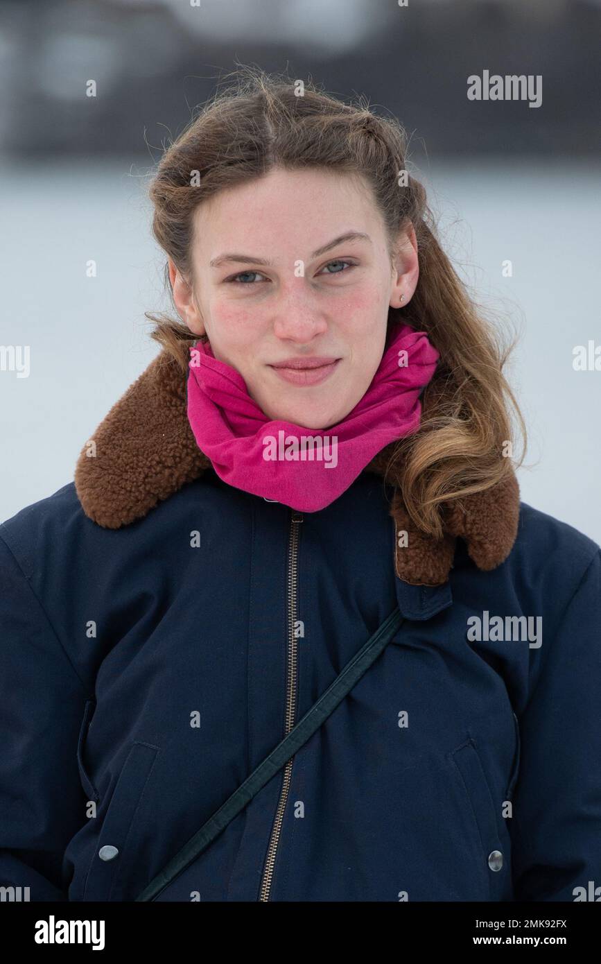 Lou Lampros attending a Photocall during the 30th Gerardmer ...