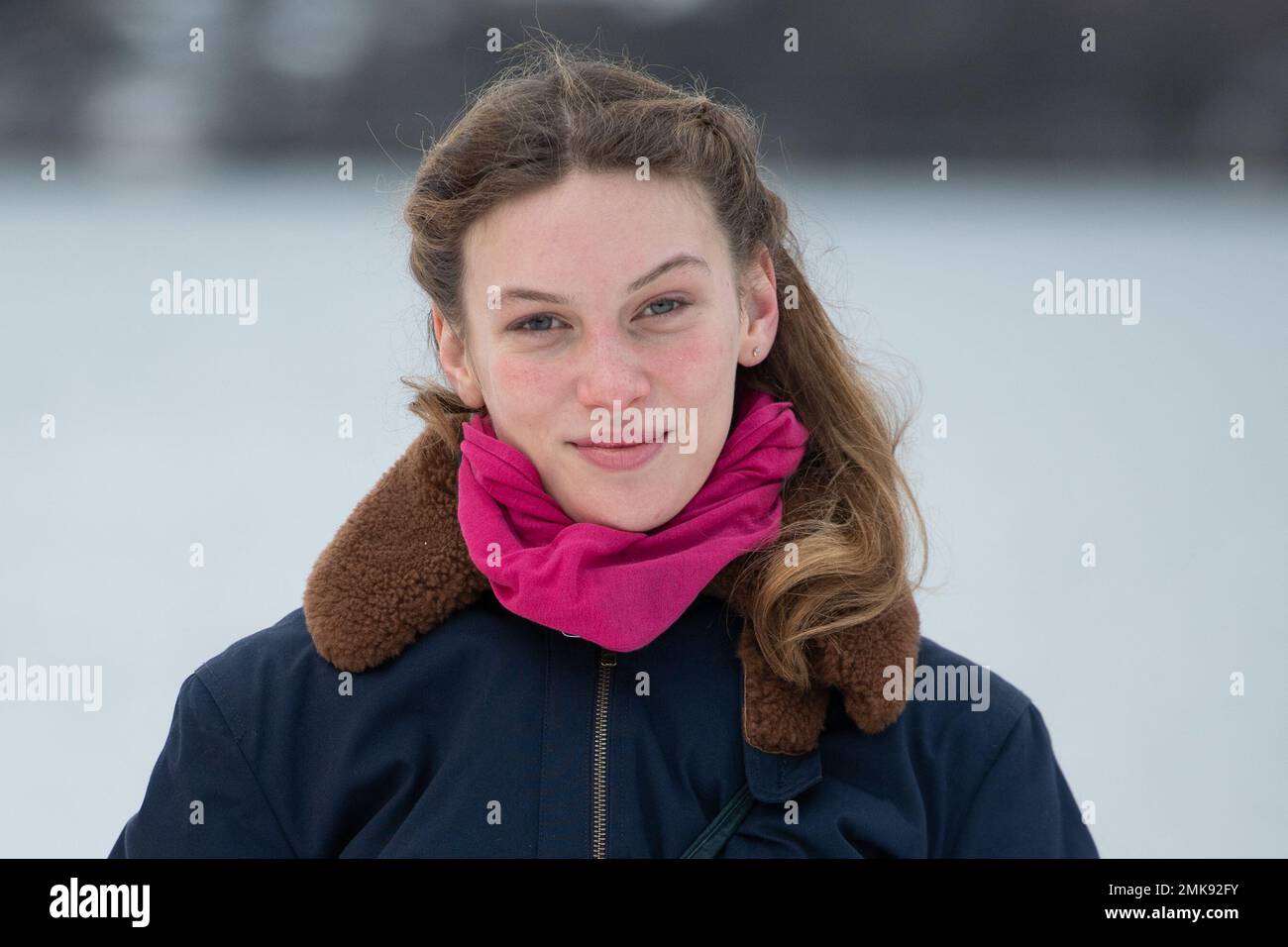 Lou Lampros attending a Photocall during the 30th Gerardmer ...