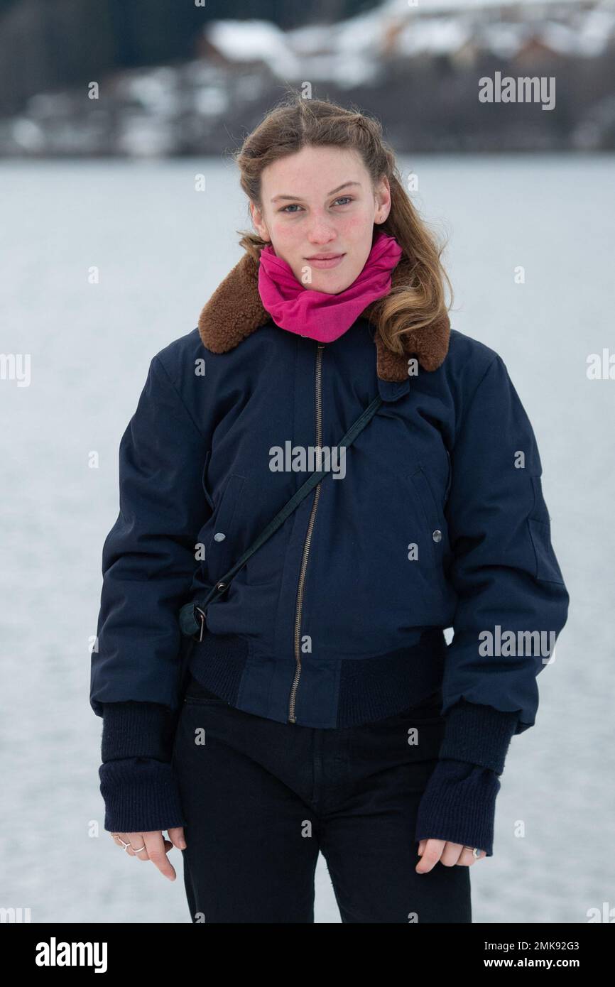 Lou Lampros attending a Photocall during the 30th Gerardmer ...
