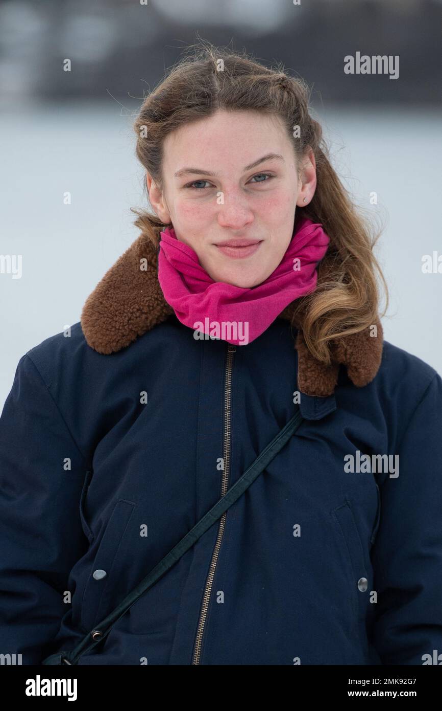 Lou Lampros attending a Photocall during the 30th Gerardmer ...