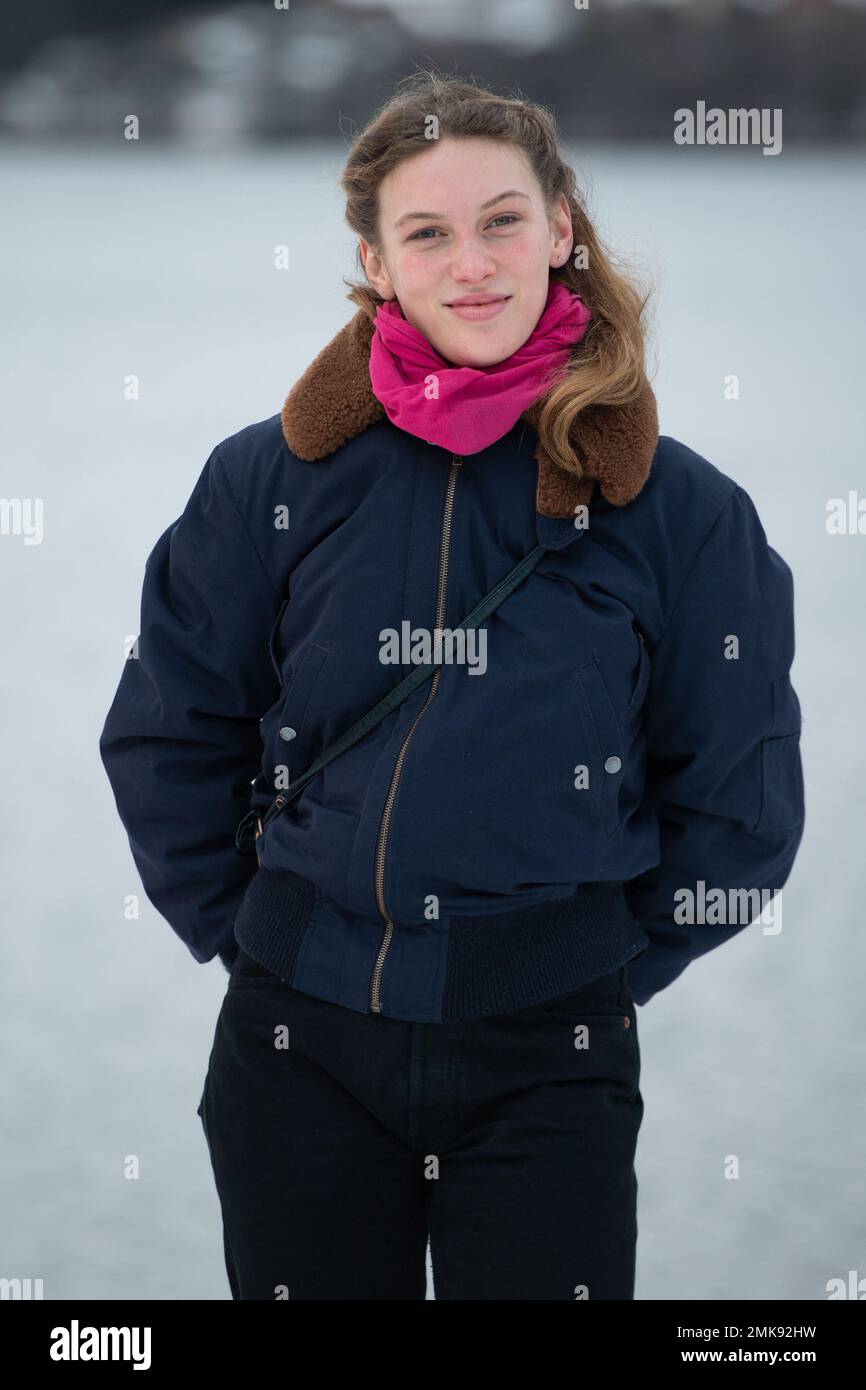 Lou Lampros attending a Photocall during the 30th Gerardmer ...