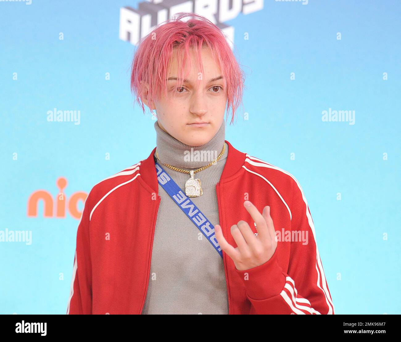 Russell Horning arrives at the Nickelodeon Kids' Choice Awards on ...