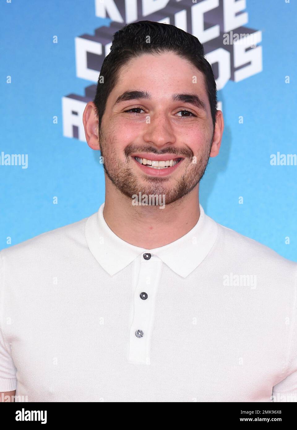 Alan Bersten arrives at the Nickelodeon Kids' Choice Awards on Saturday ...
