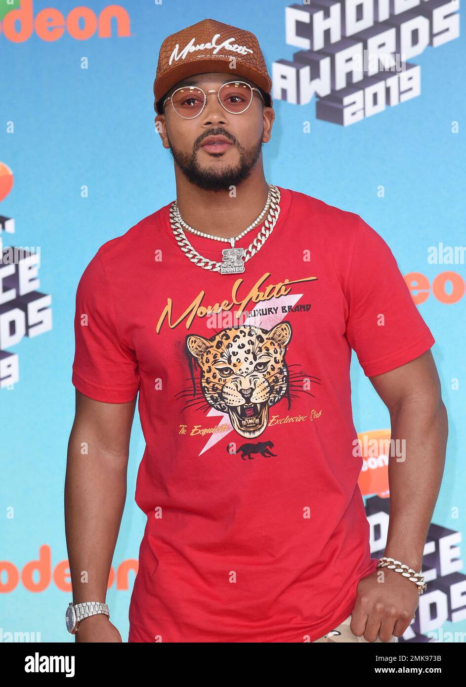 Romeo arrives at the Nickelodeon Kids' Choice Awards on Saturday, March ...