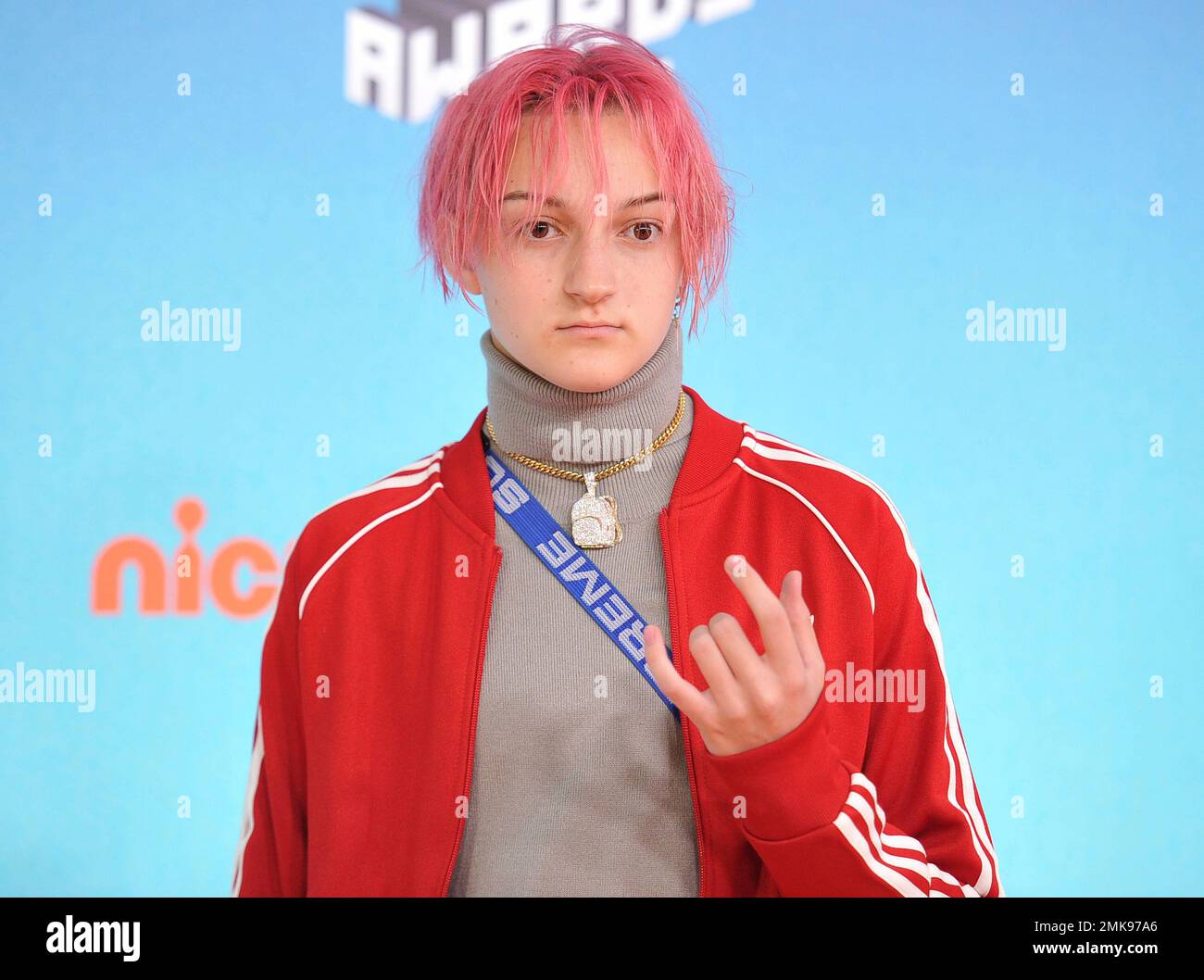 Russell Horning arrives at the Nickelodeon Kids' Choice Awards on ...