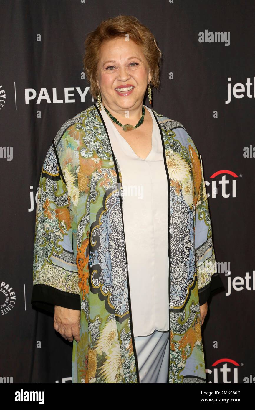 Amy Hill, cast member of "Magnum P.I." arrives at the 36th Annual PaleyFest at The Dolby Theatre ...