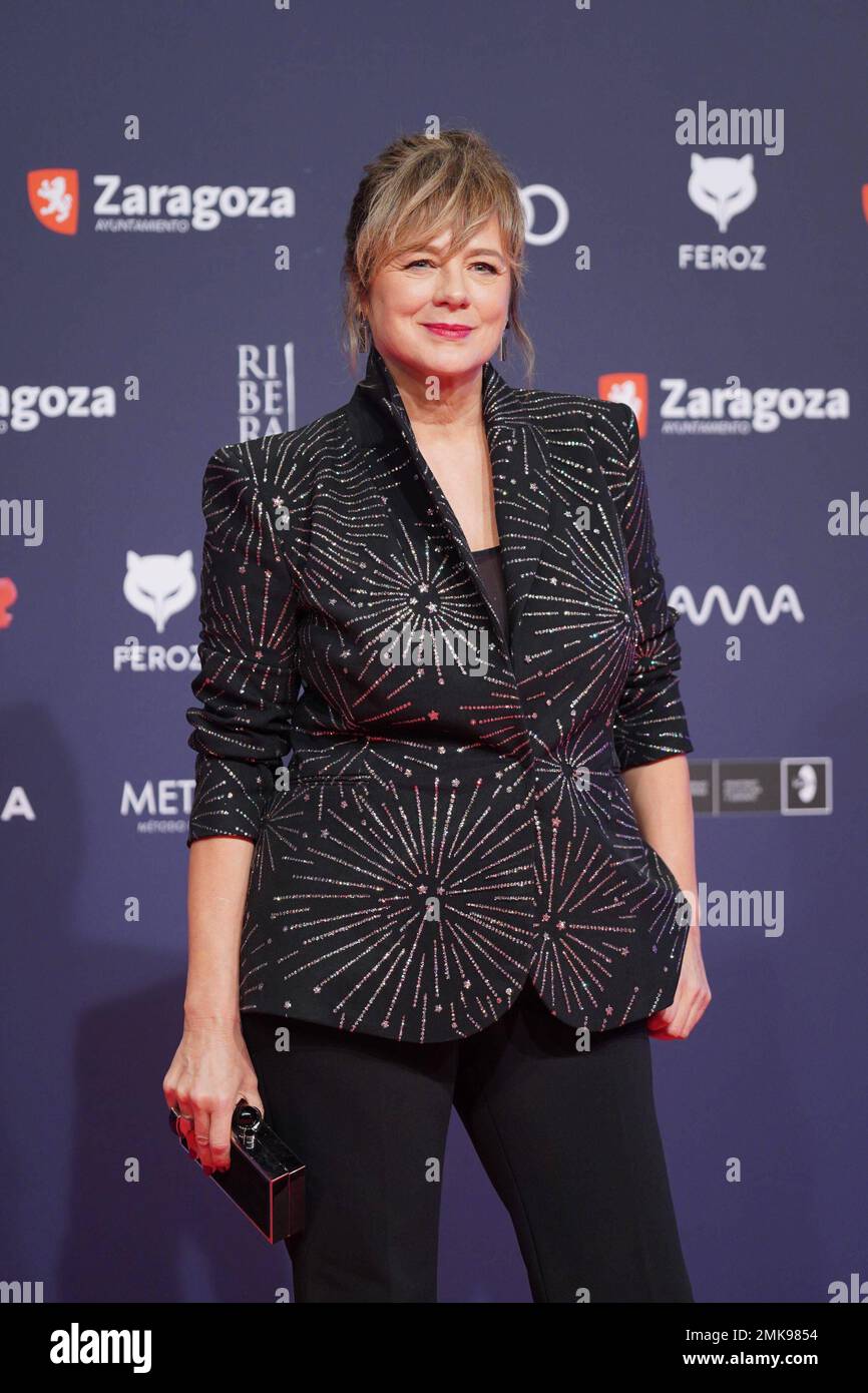 Zaragoza, Spain. 28th Jan, 2023. Actress Emma Suarez at photocall for ...