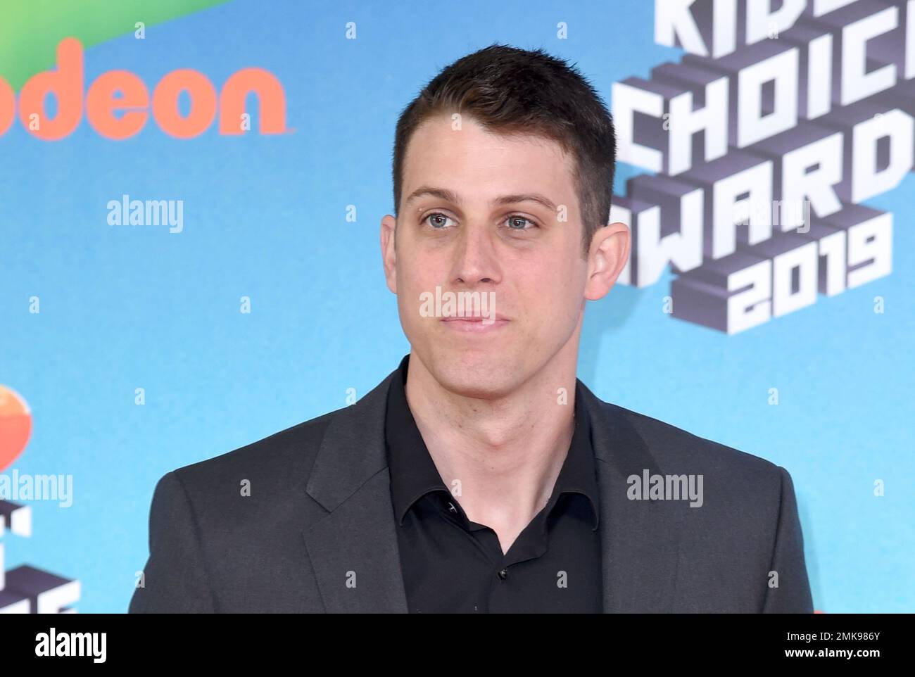 Tyler Regan arrives at the Nickelodeon Kids' Choice Awards on Saturday ...