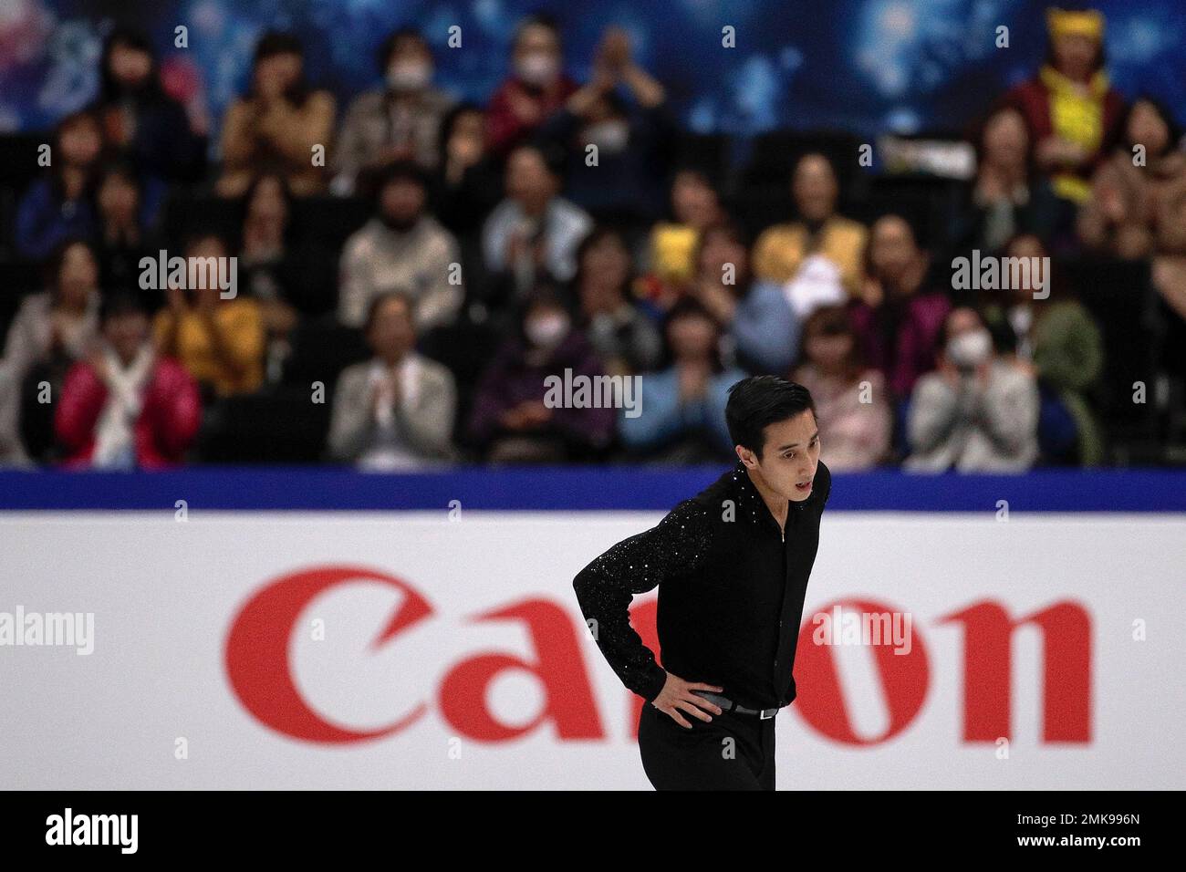 Malaysia's Julian Zhi Jie Yee reacts after his men's free skating ...