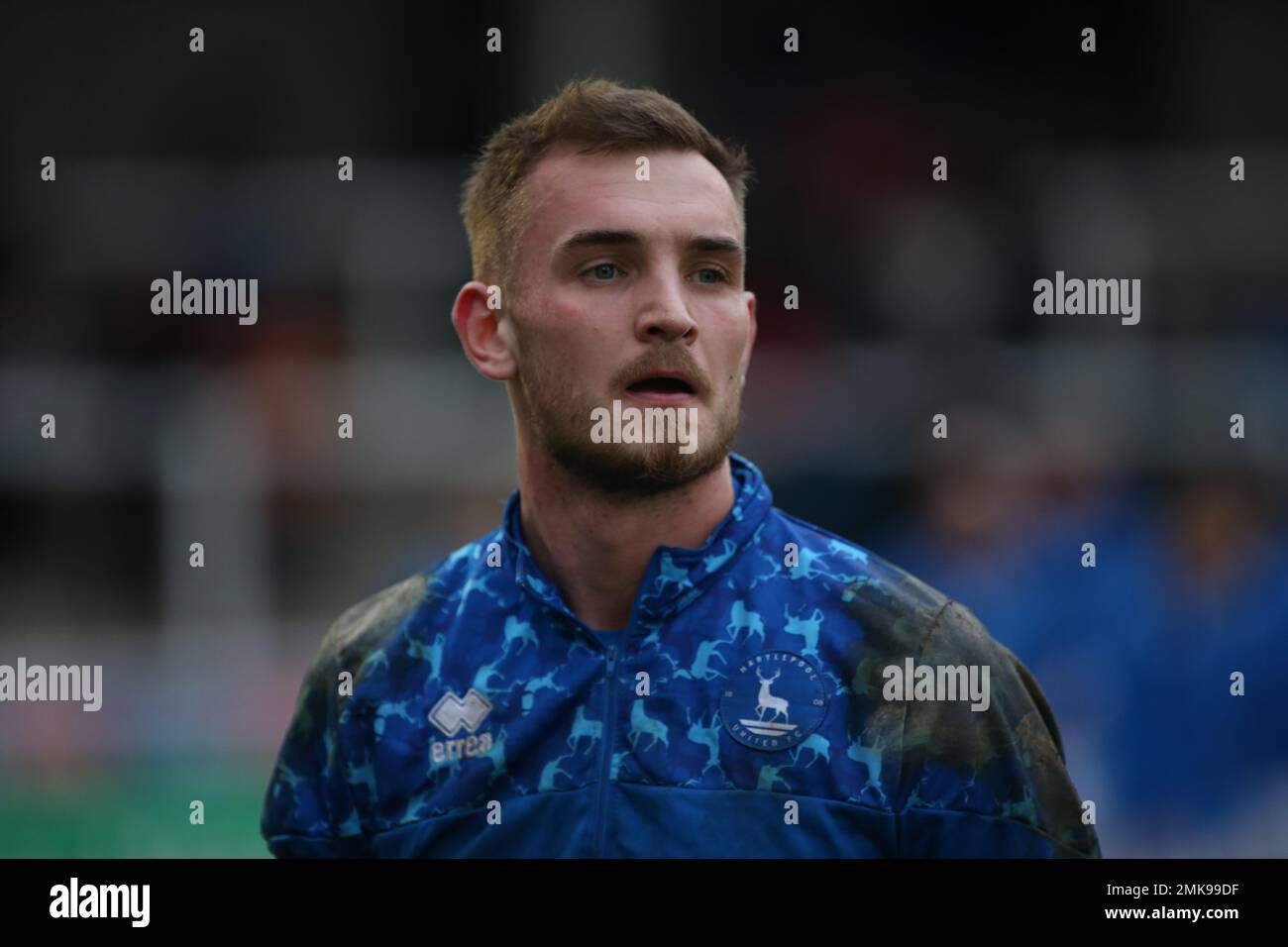 Hartlepool, UK. 28th January 2023. (Hartlepool United Goalkeeper Jakub ...