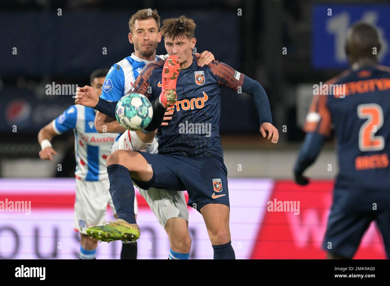HERENVEEN - (lr) Pawel Bochniewicz of SC Heerenveen, Bartosz Bialek of ...