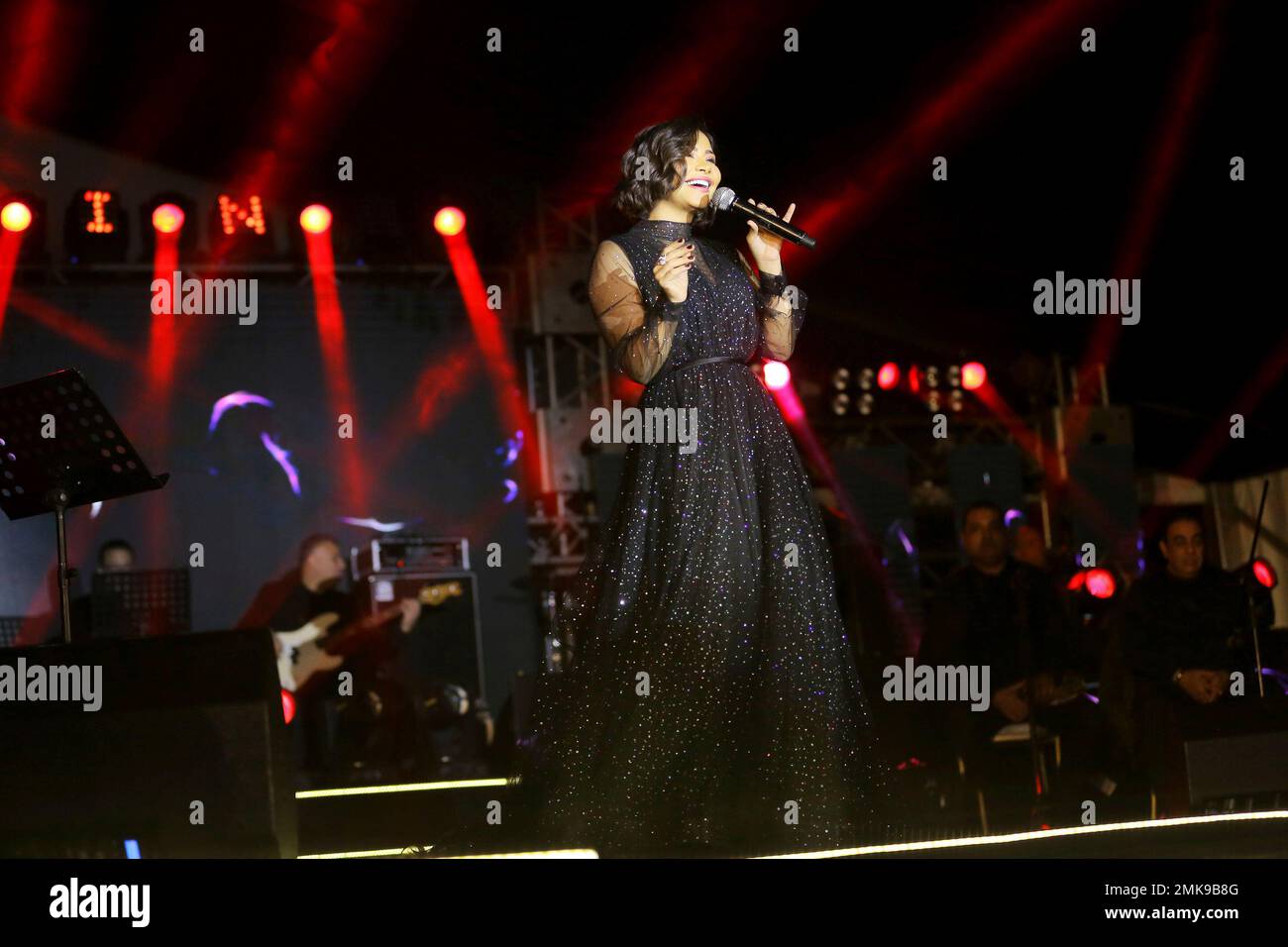 In this Dec. 31, 2018 photo, Egyptian singer Sherine Abdel-Wahab ...