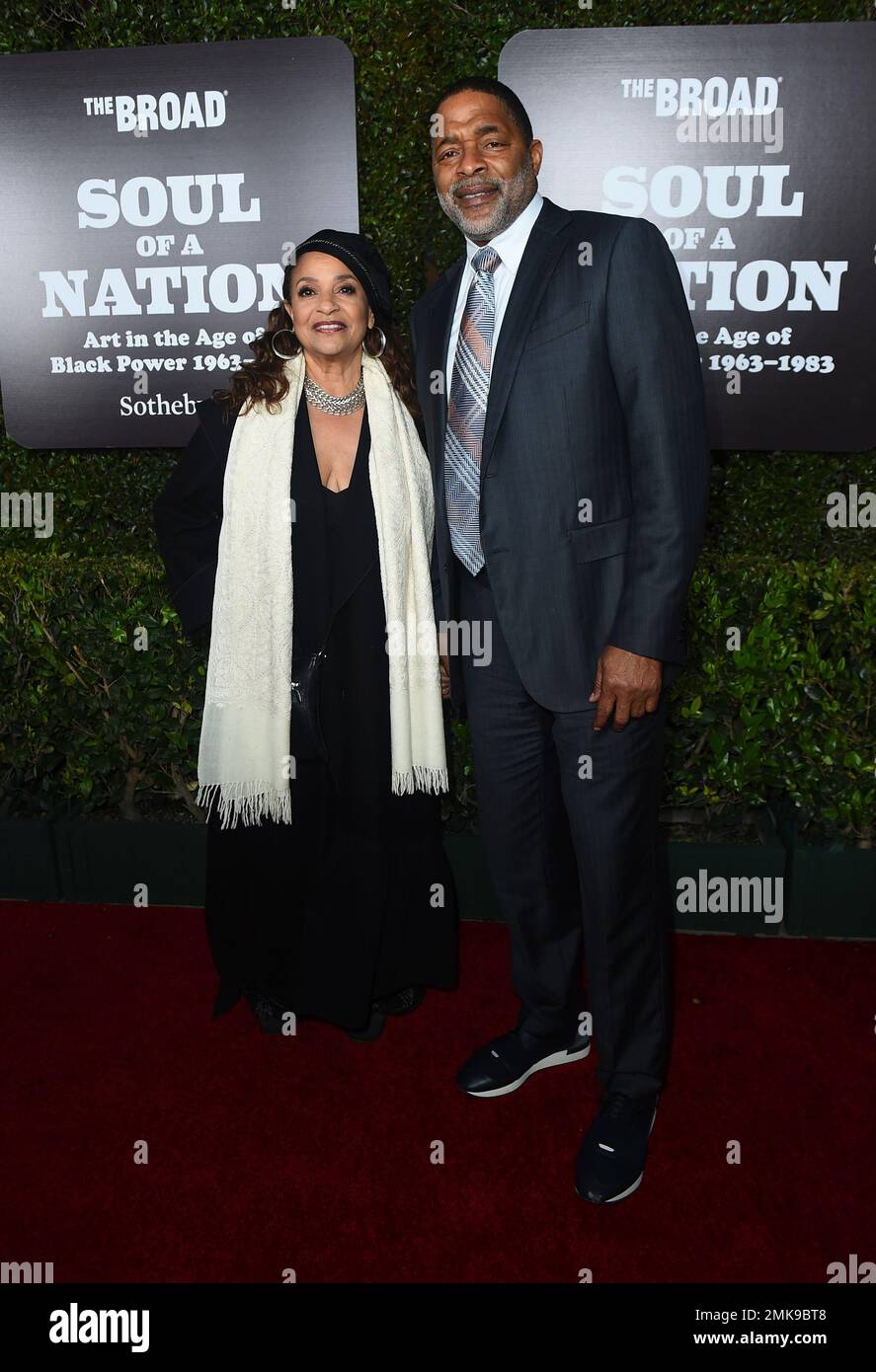 Debbie Allen and Norm Nixon arrive at The Broad Presents West Coast ...