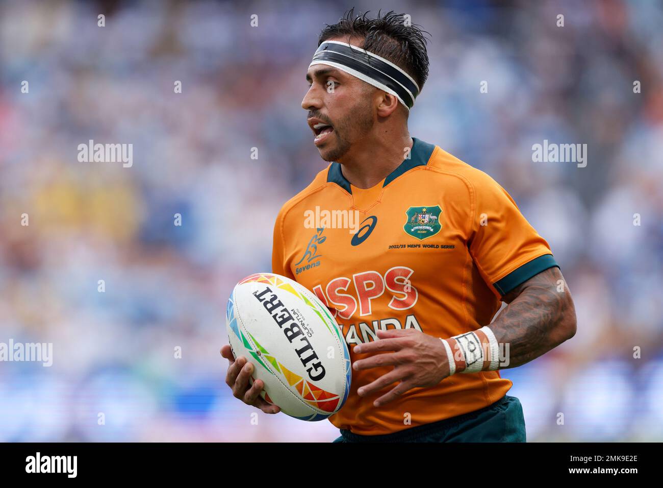 Sydney, Australia. 28th Jan, 2023. Maurice Longbottom of Australia runs ...