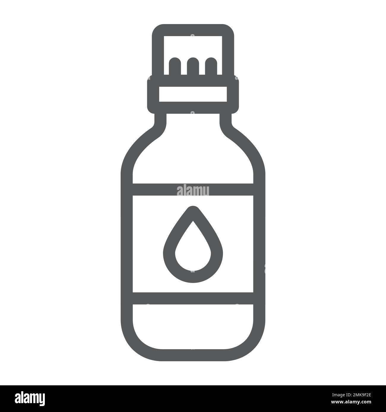 Essential oil line icon, aromatherapy and cosmetic, aromatic oil sign ...