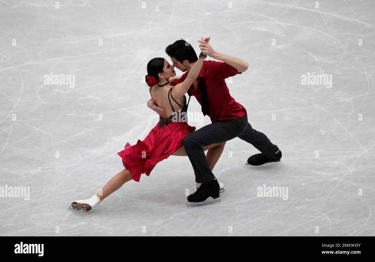 Italy's Jasmine Tessera and Francesco Fioretti perform their ice dance ... Italy's Jasmine Tessera and Francesco Fioretti perform their ice dance ...