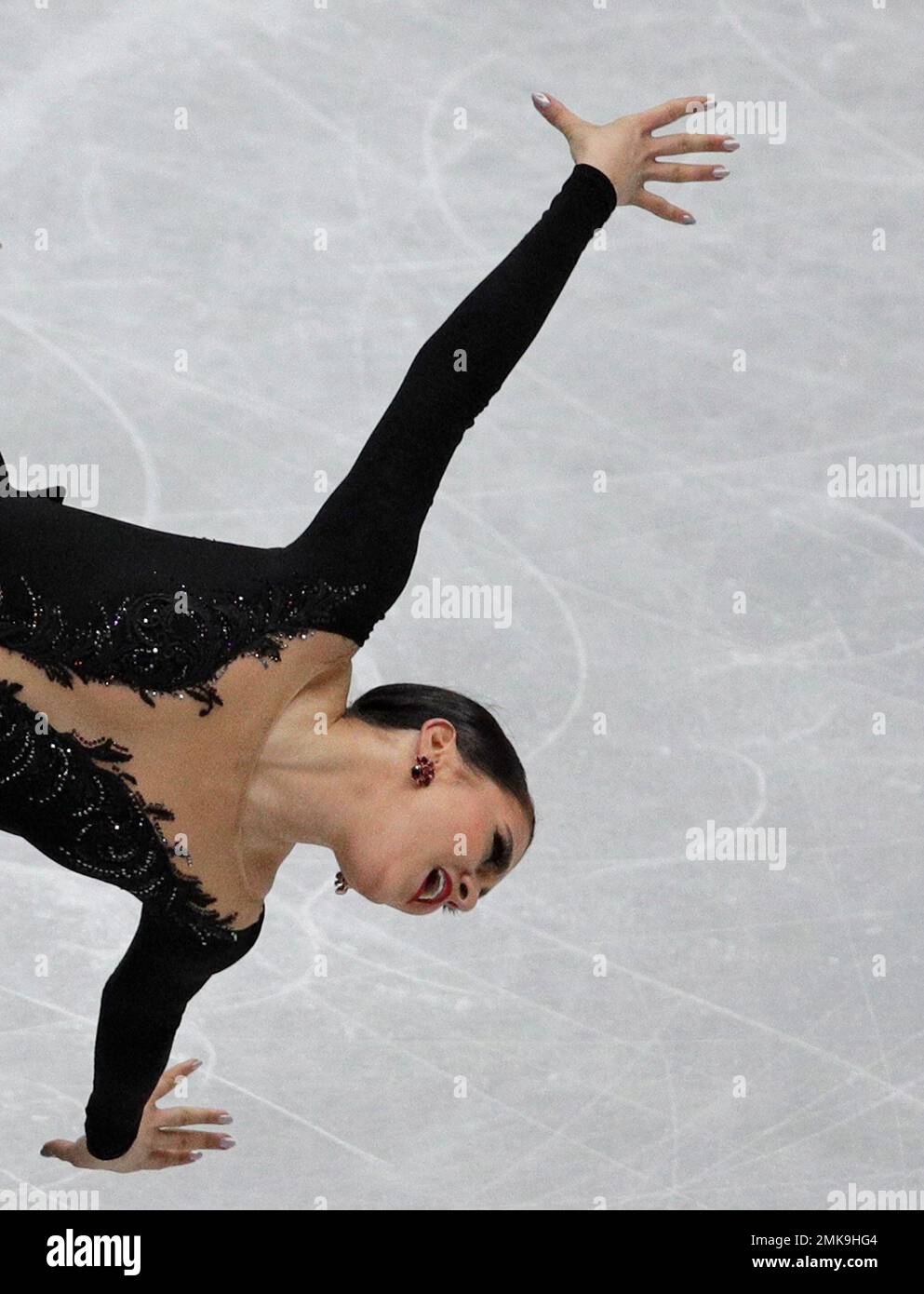 Kaitlin Howayek and Jean-Luc Baker of the U.S. perform their ice dance ...