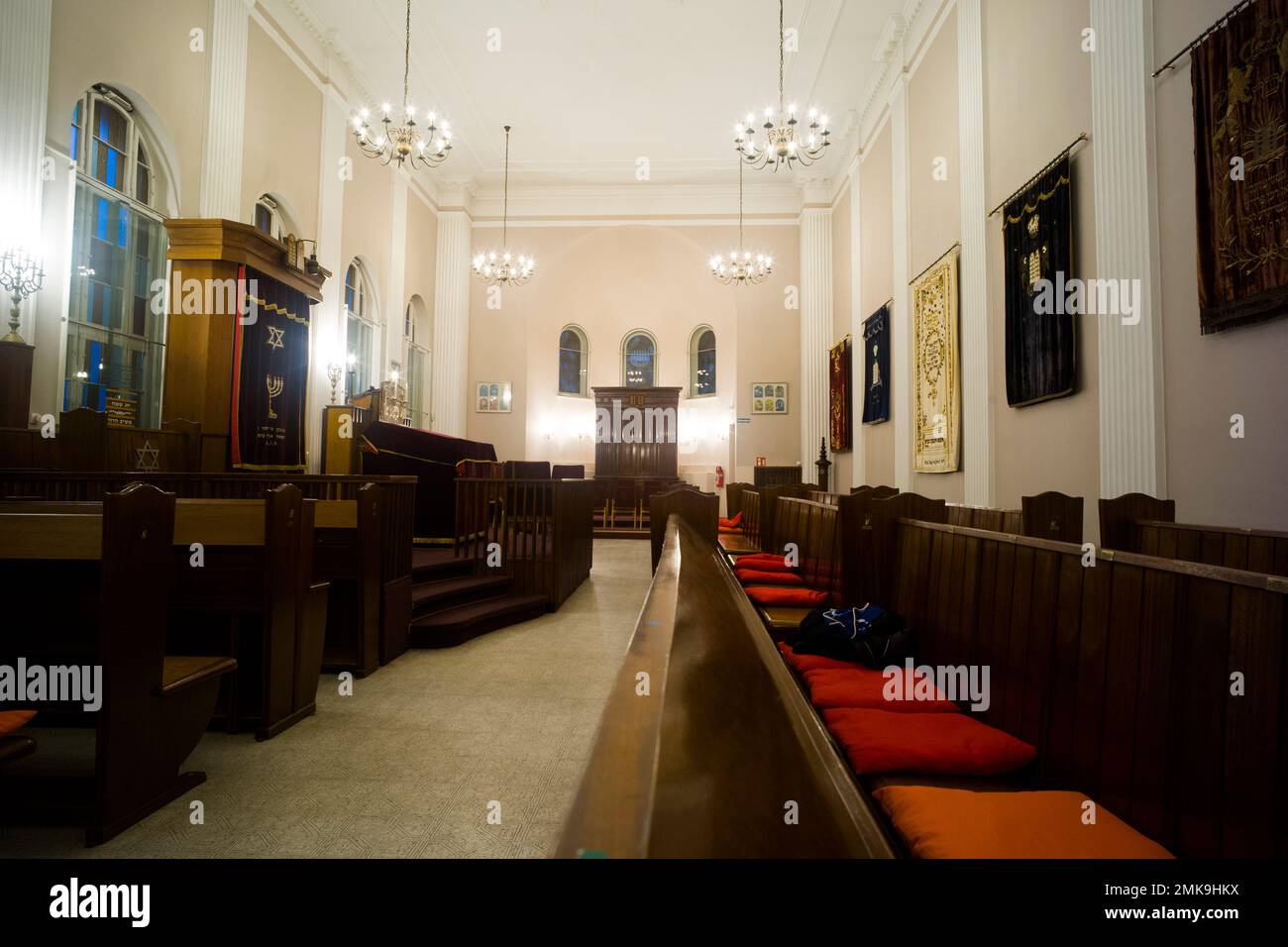 This Wednesday, March 20, 2019 photo shows a view inside the prayer ...