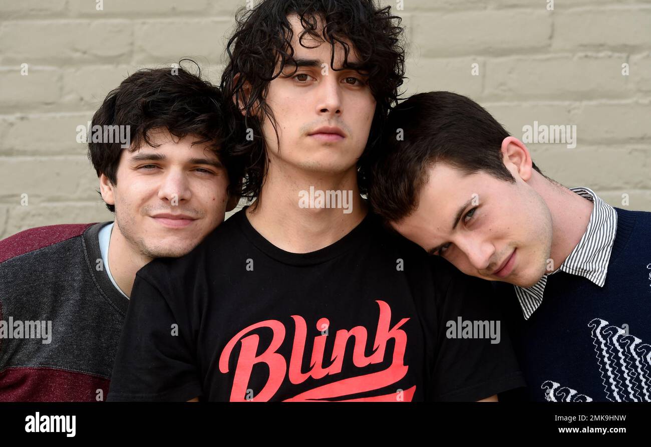 This March 20, 2019 photo shows Braeden Lemasters, from left, Cole ...