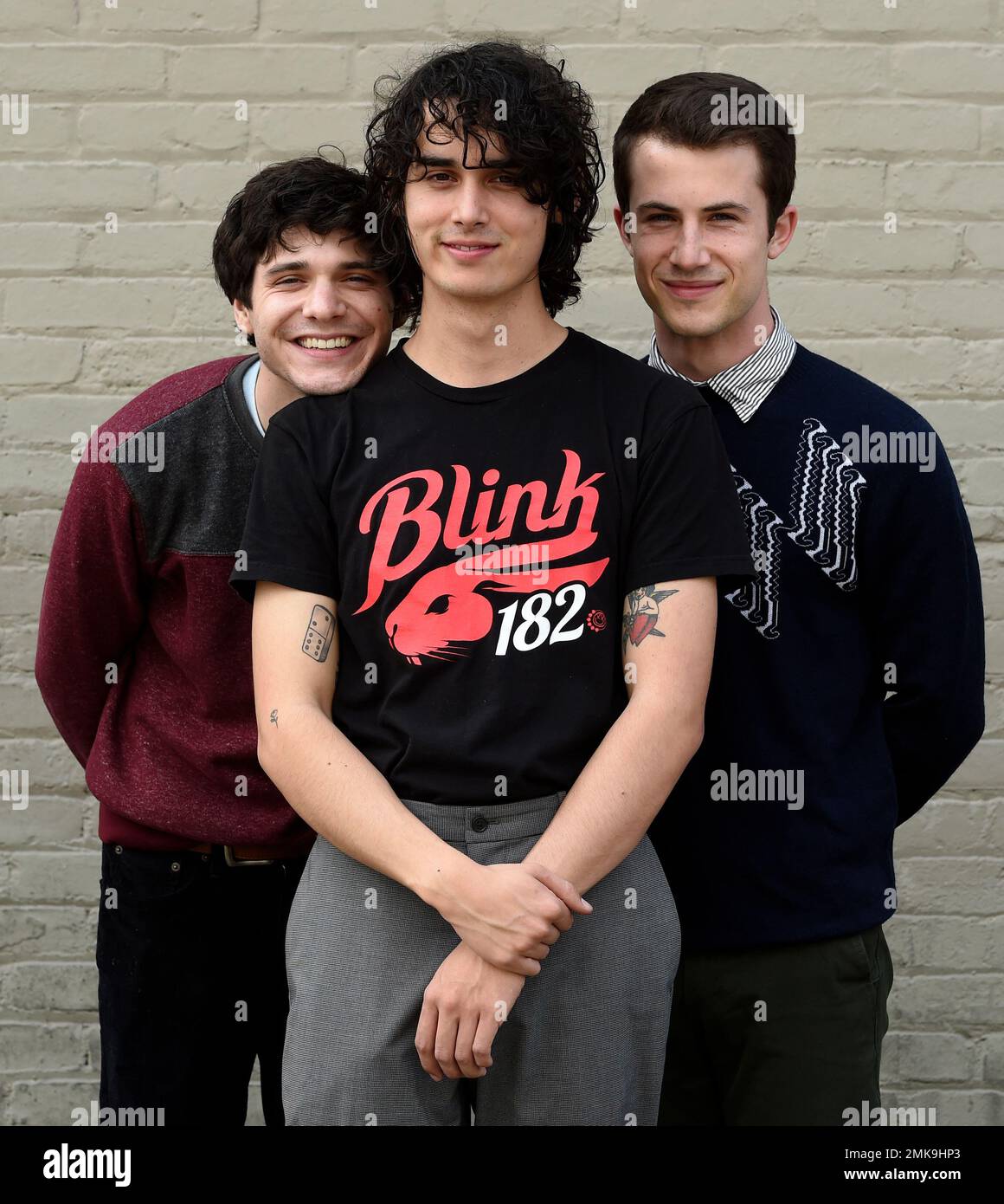 This March 20, 2019 photo shows Braeden Lemasters, from left, Cole ...