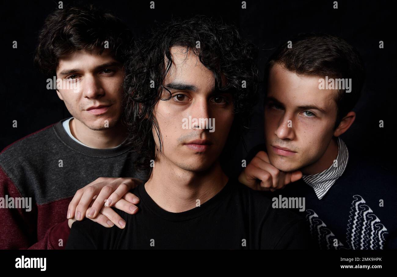 This March 20, 2019 photo shows Braeden Lemasters, from left, Cole ...