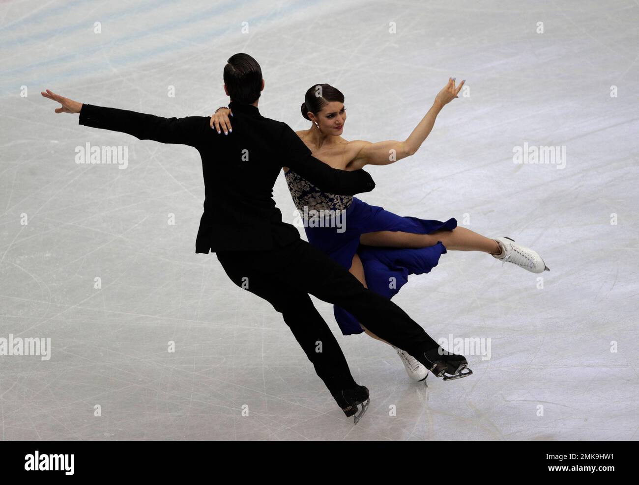 Canada's Laurence Fournier Beaudry and Nikolaj Sorensen perform their ...