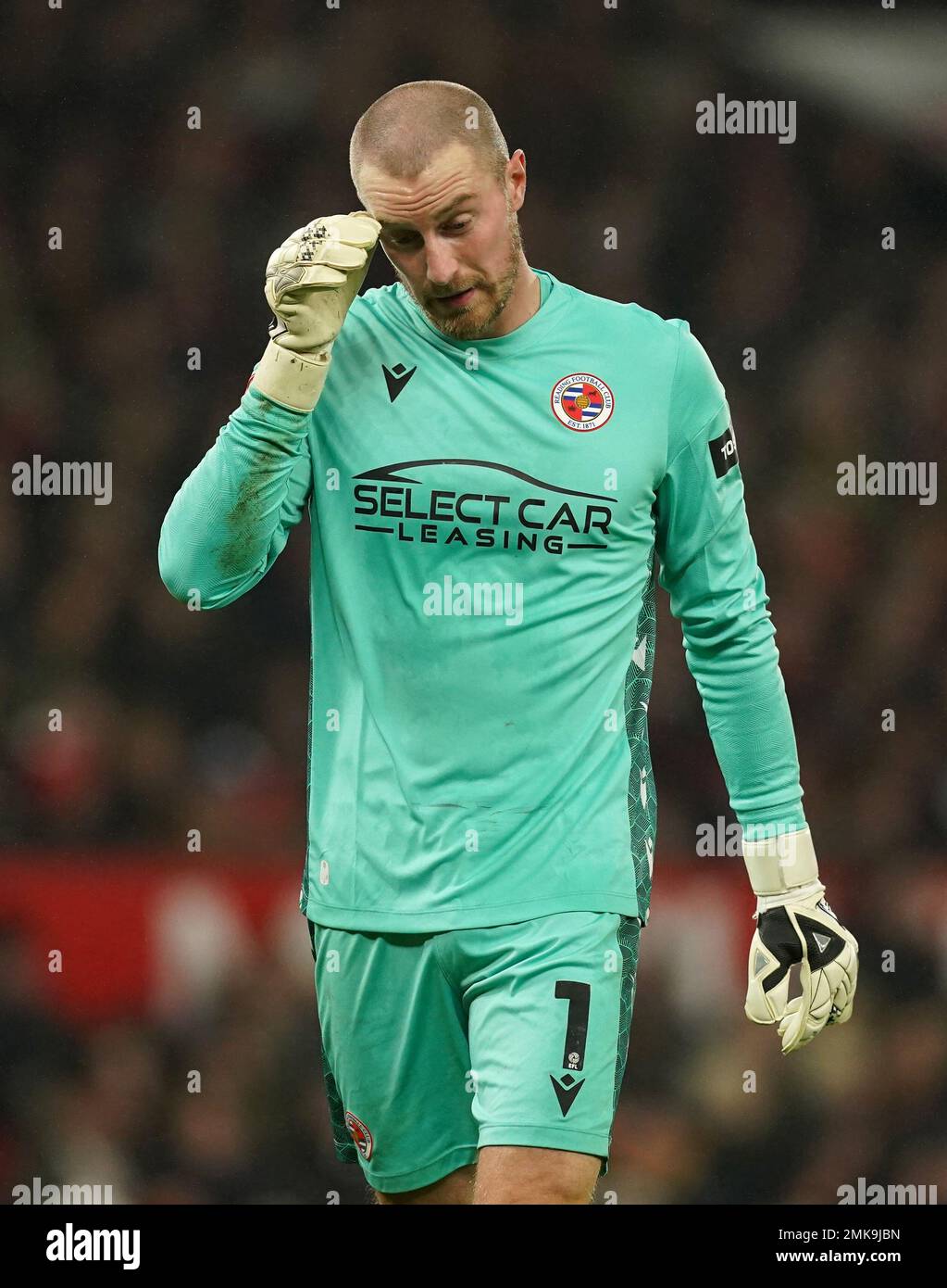 Reading goalkeeper Joe Lumley during the Emirates FA Cup fourth round ...
