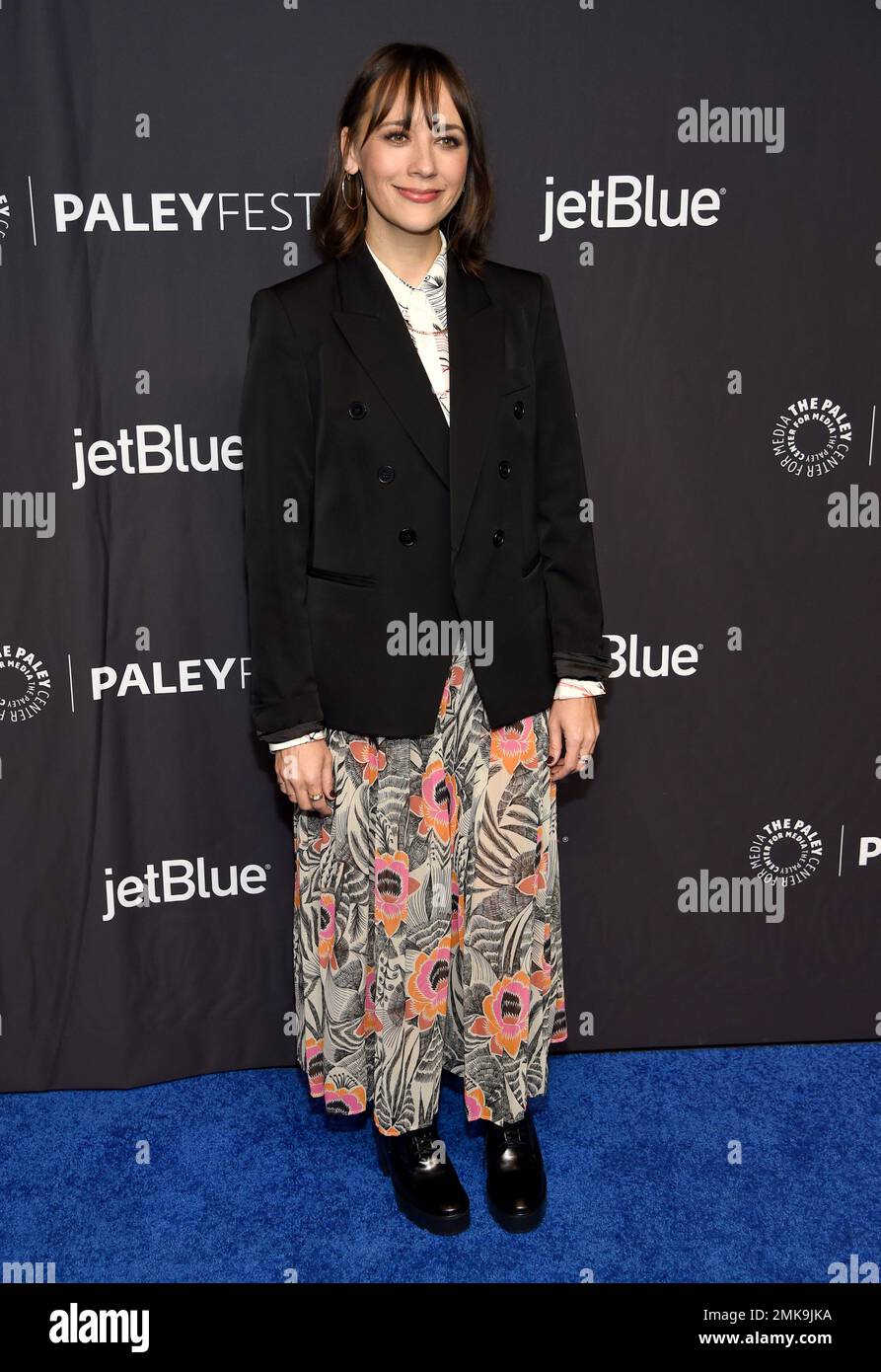 Rashida Jones arrives at the "Parks and Recreation" 10th anniversary ...