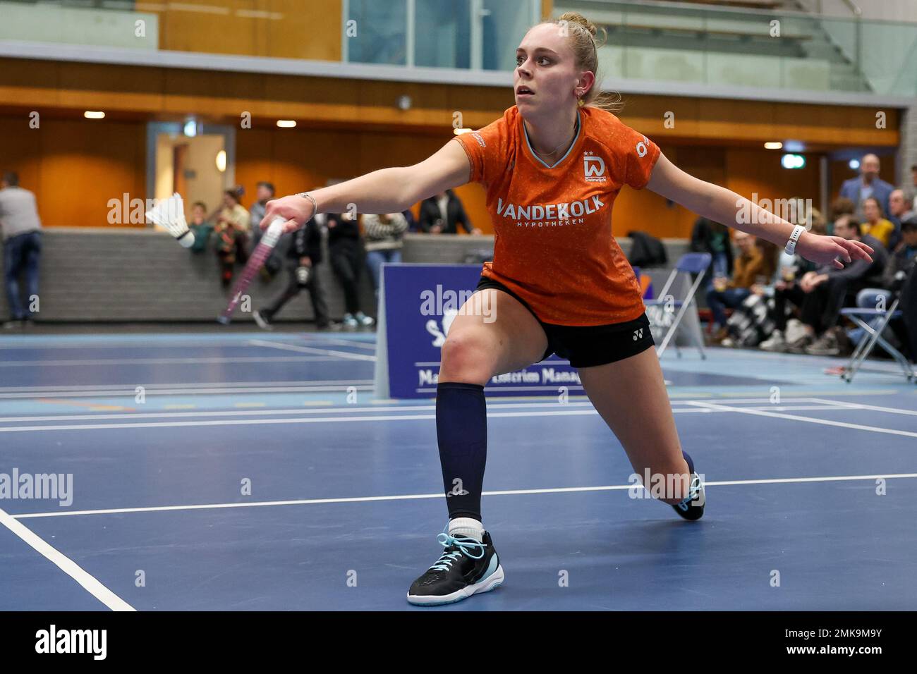 DEN HAAG, NETHERLANDS - JANUARY 28: Corina Breukers of BC Duinwijck ...