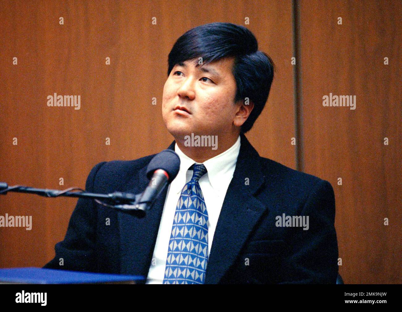 Los Angeles Police criminalist Collin Yamauchi, who continues to be ...