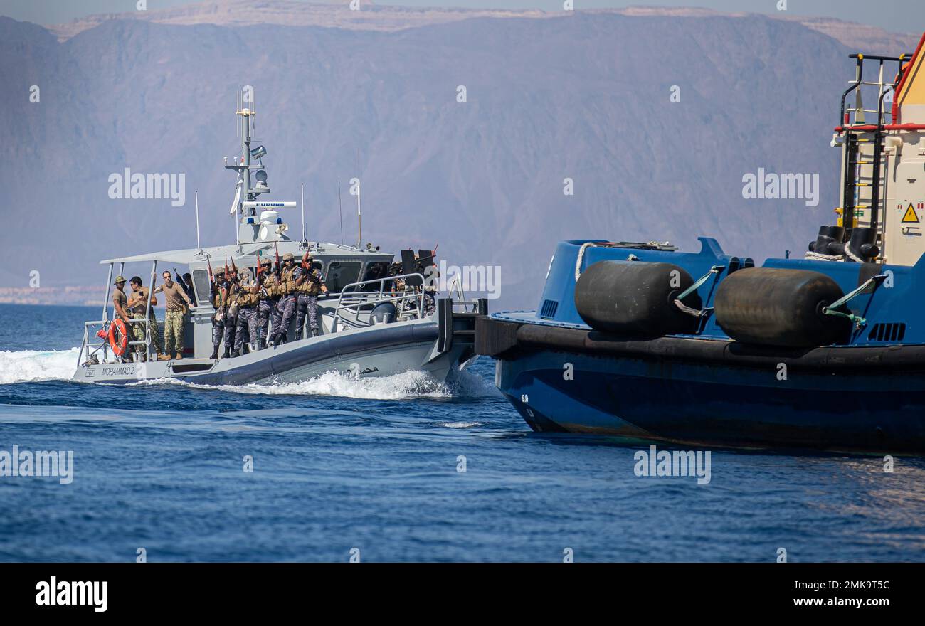 AQABA, Jordan – U.S. Coast Guardsmen assigned to the Patrol Forces ...