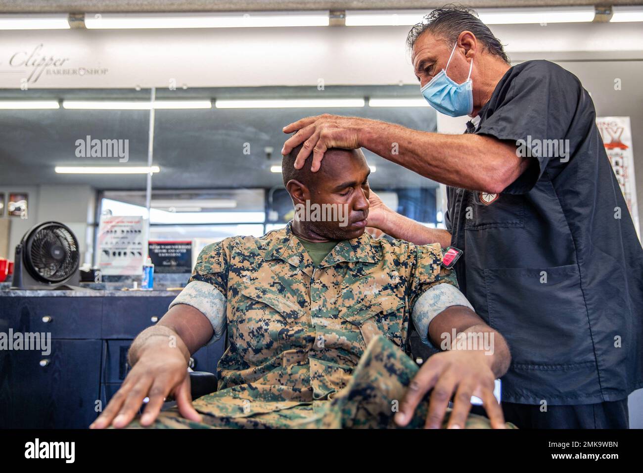 U.S. Marine Corps Recruit Joseph Sutton, a recruit with Delta Company ...