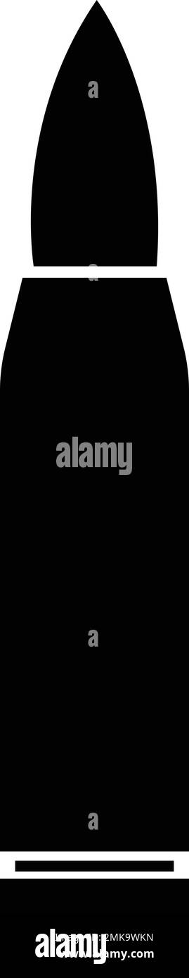 Bullets icon. Gun bullet. Pistol bullet. Cartridge symbol. Ammunition ...